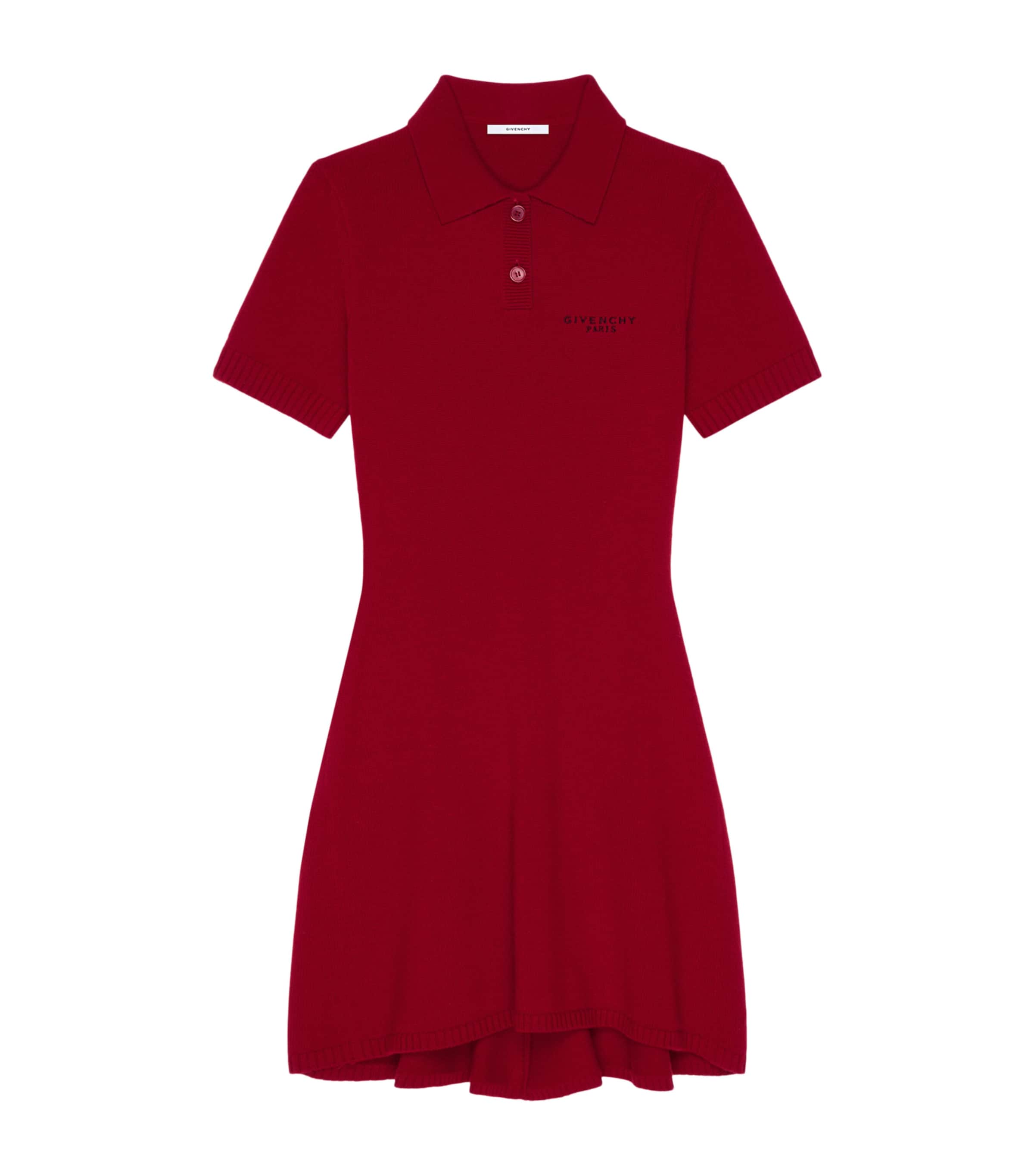 Givenchy Multi Wool-Cashmere Logo Mini Dress | Harrods UK