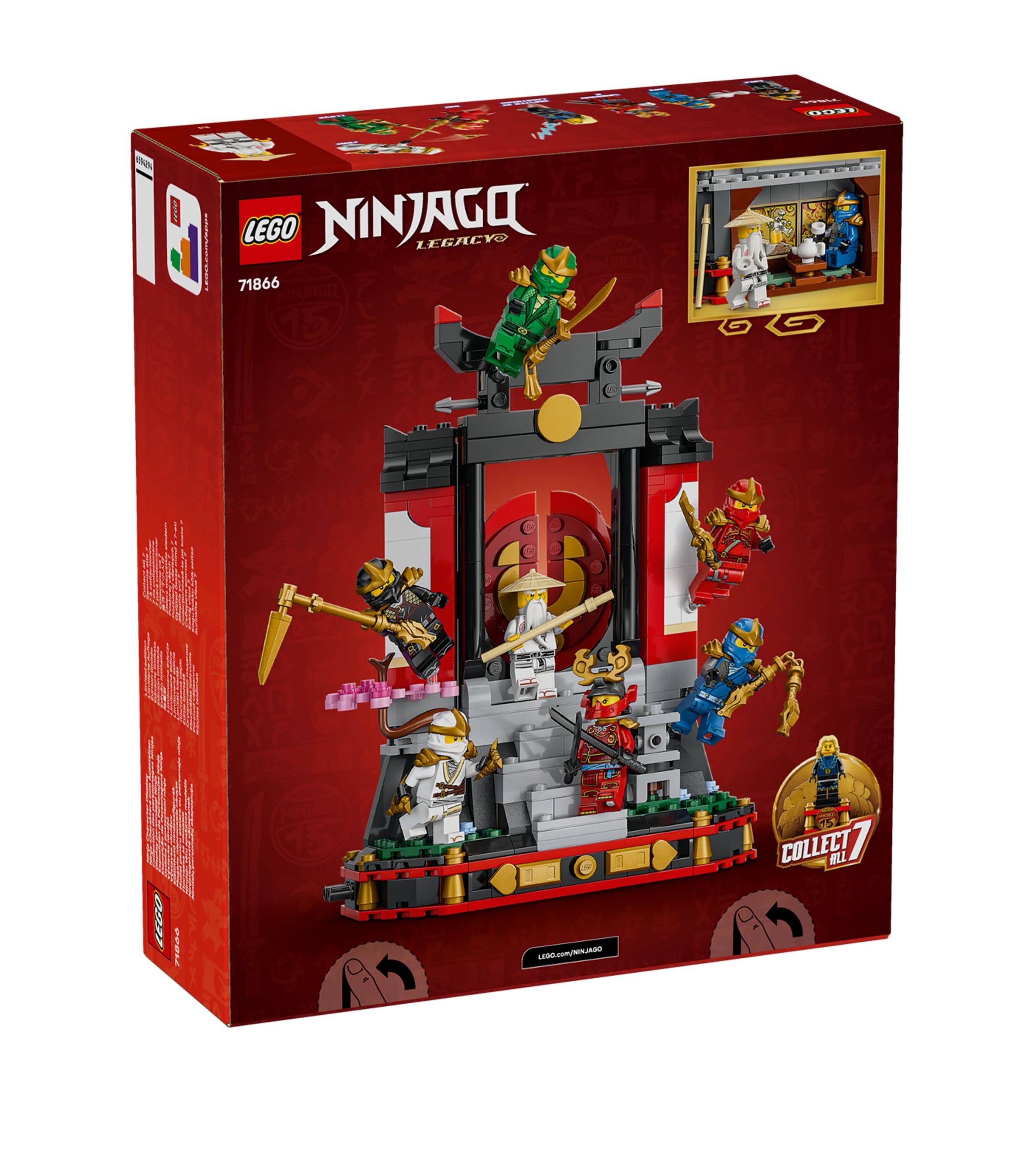 Lego LEGO NINJAGO Ninja Character Display 15th Anniversary 71866 ...