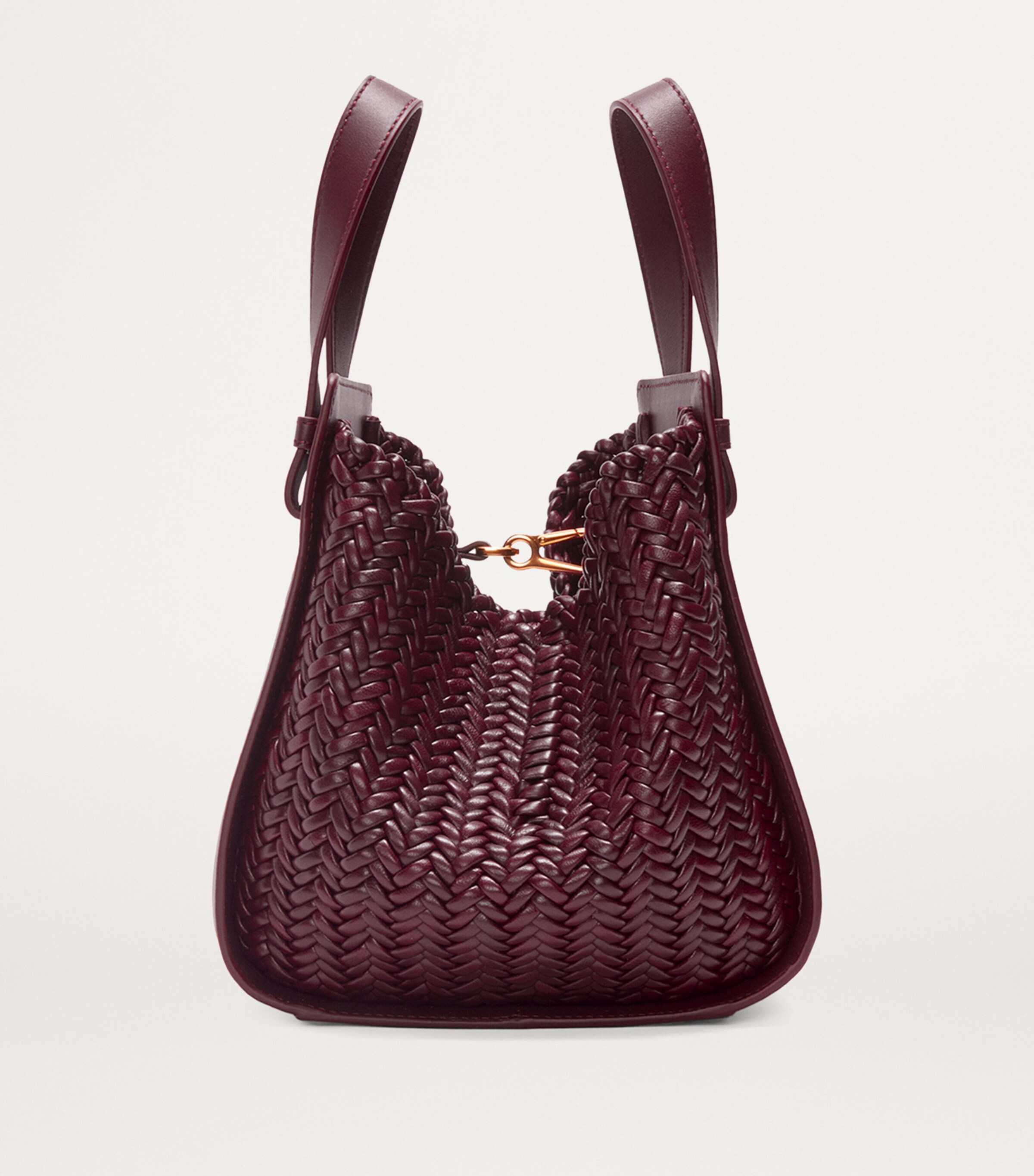 LOEWE Burgundy Leather Hammock Top-Handle Bag | Harrods US