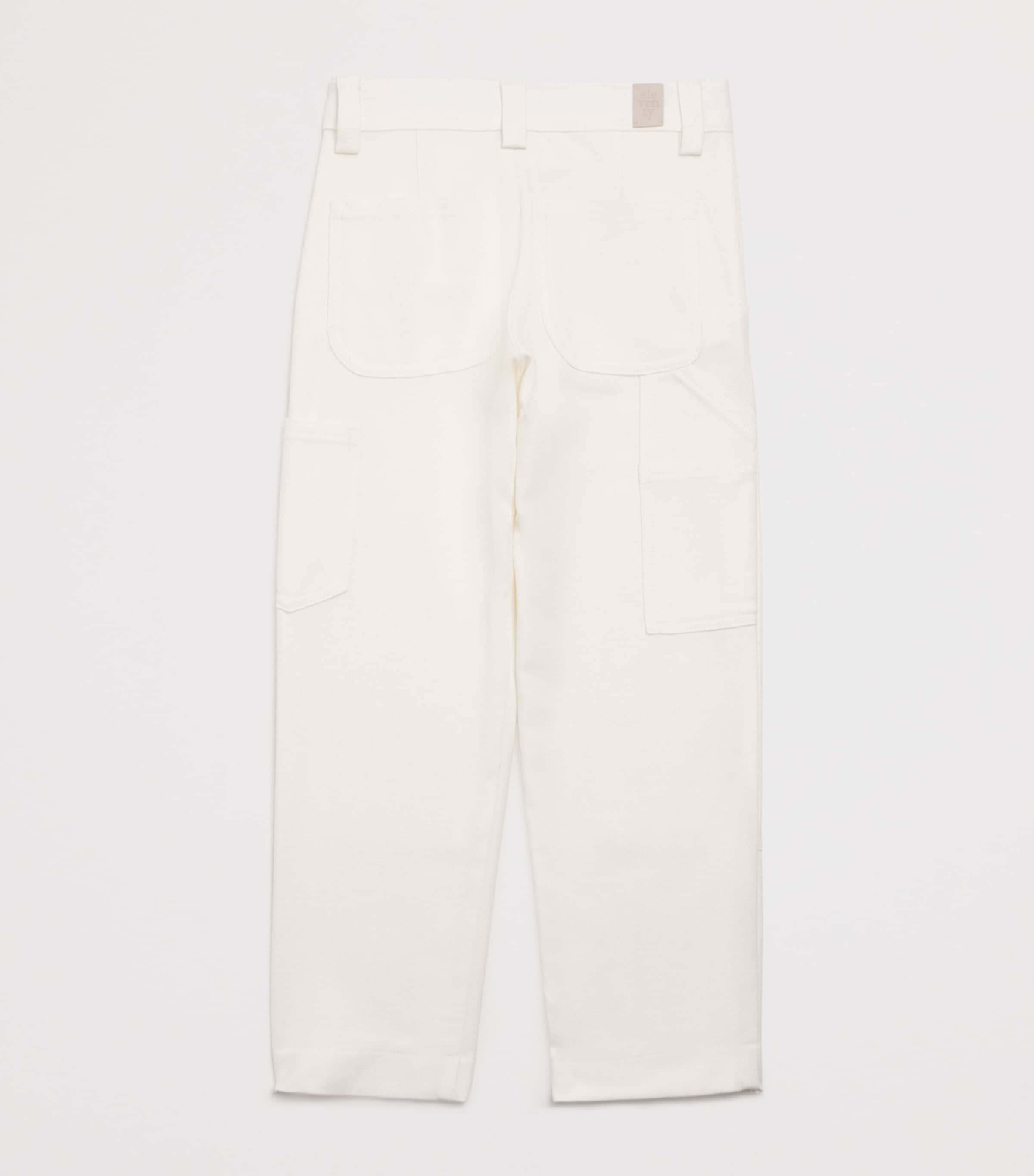 Eleventy Kids Ivory Wool-Blend Straight Trousers (2-16 Years) | Harrods US