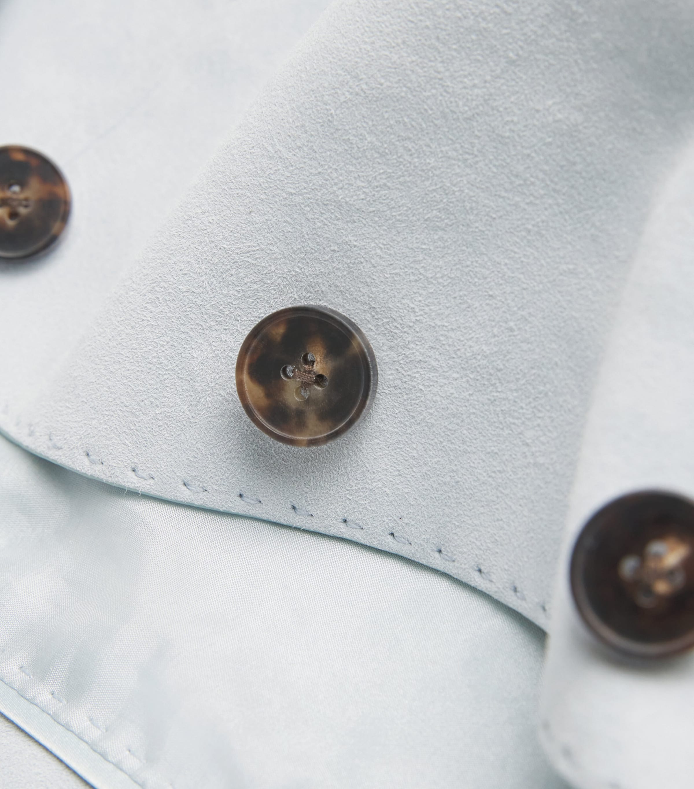 Lafayette 148 Blue Suede Jacket | Harrods US