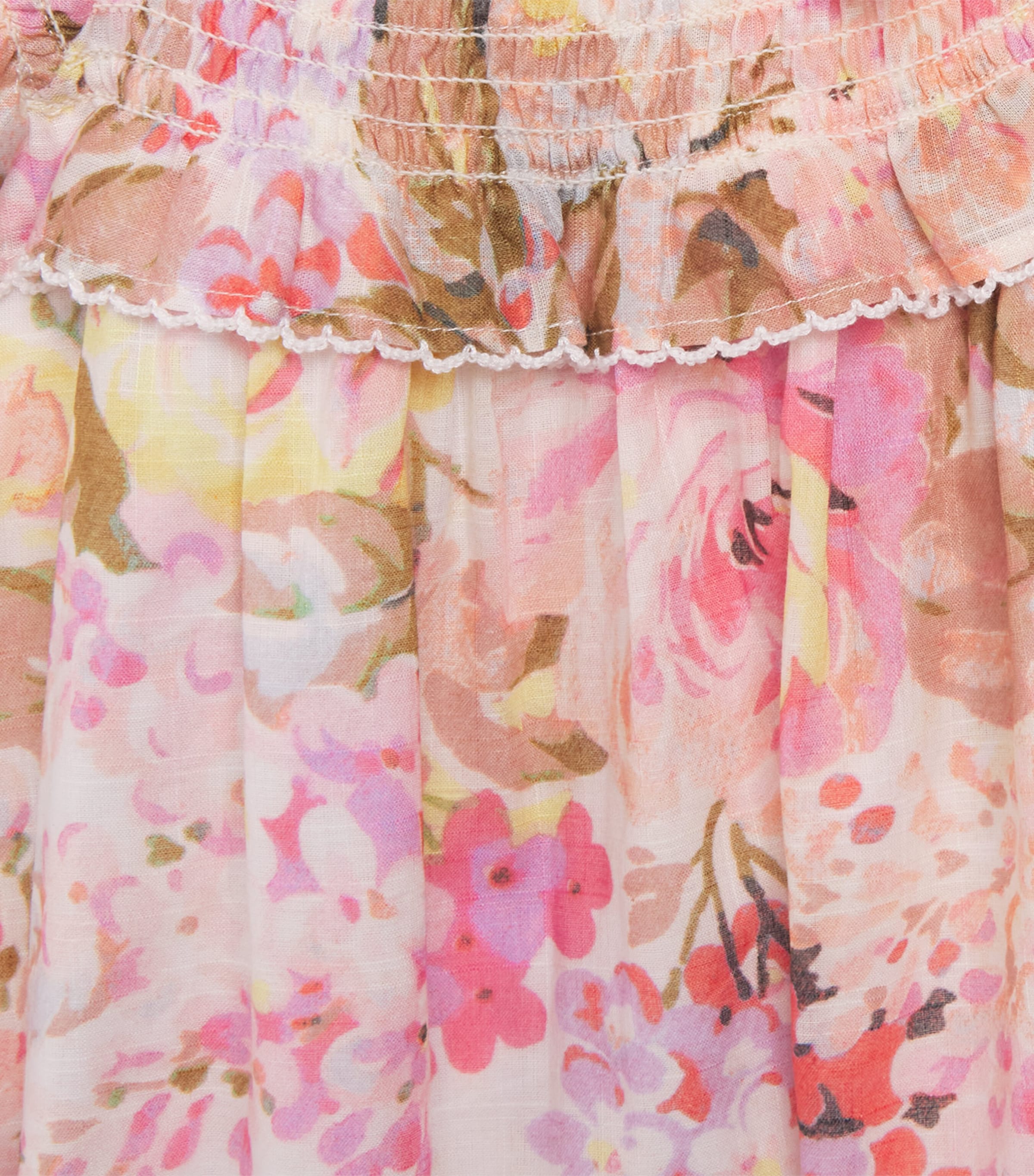 Zimmermann Kids Pink Cotton Solstice Dress (2-12 Years) | Harrods CN