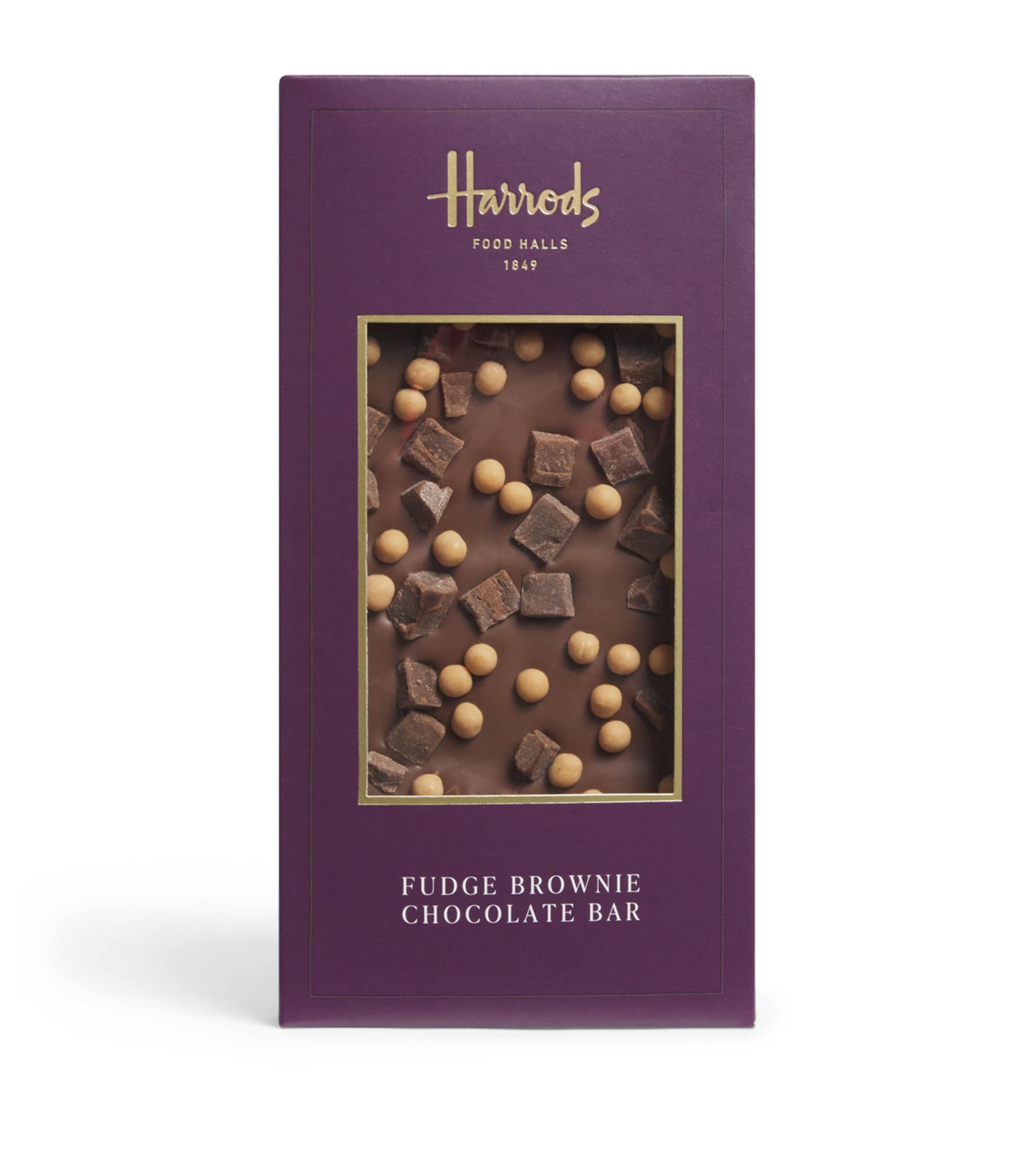 Harrods Fudge Brownie Topped Bar (100g) | Harrods PL