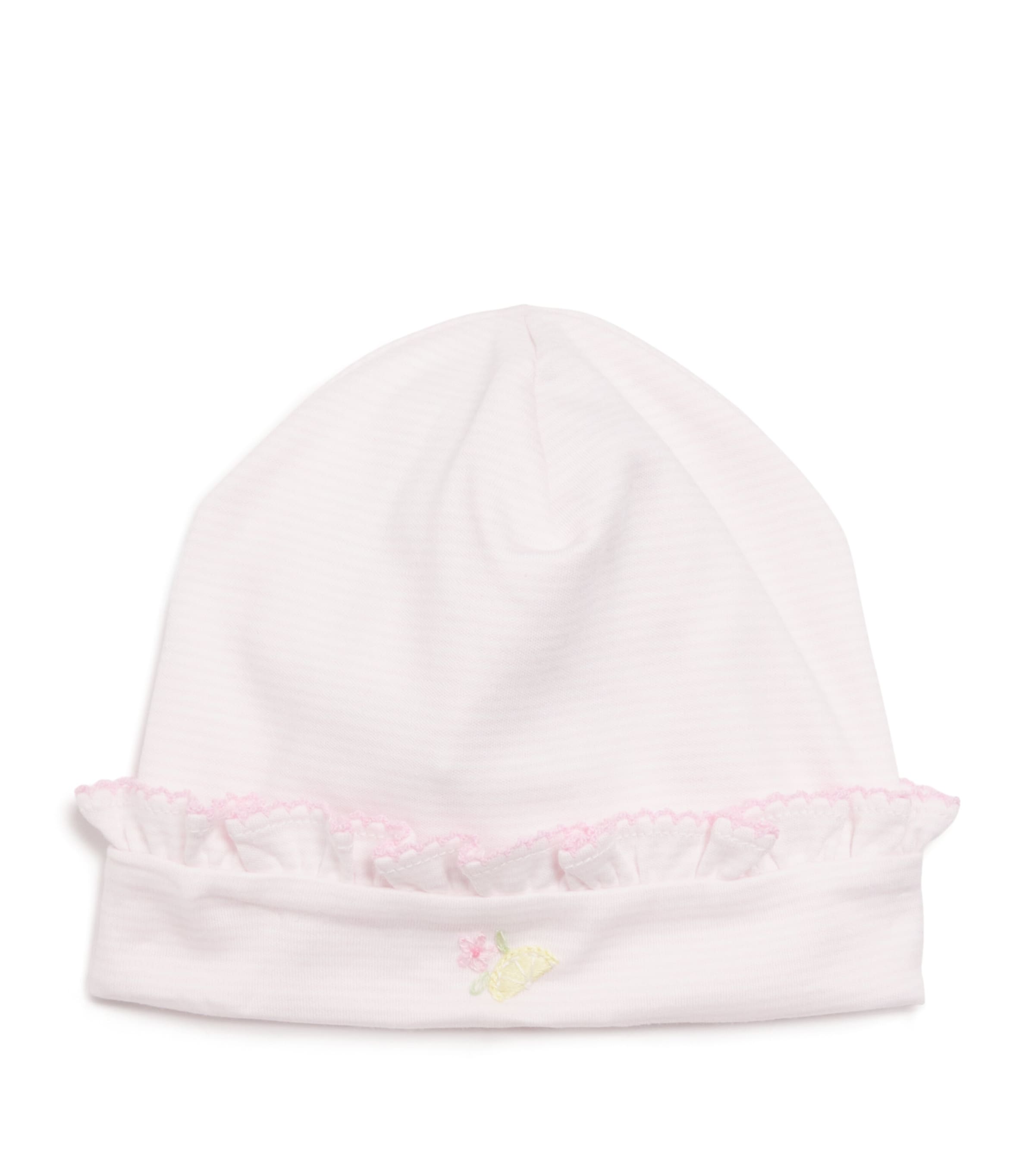 Kissy Kissy Pink Pima Cotton Lemon Blossom Bonnet | Harrods AU
