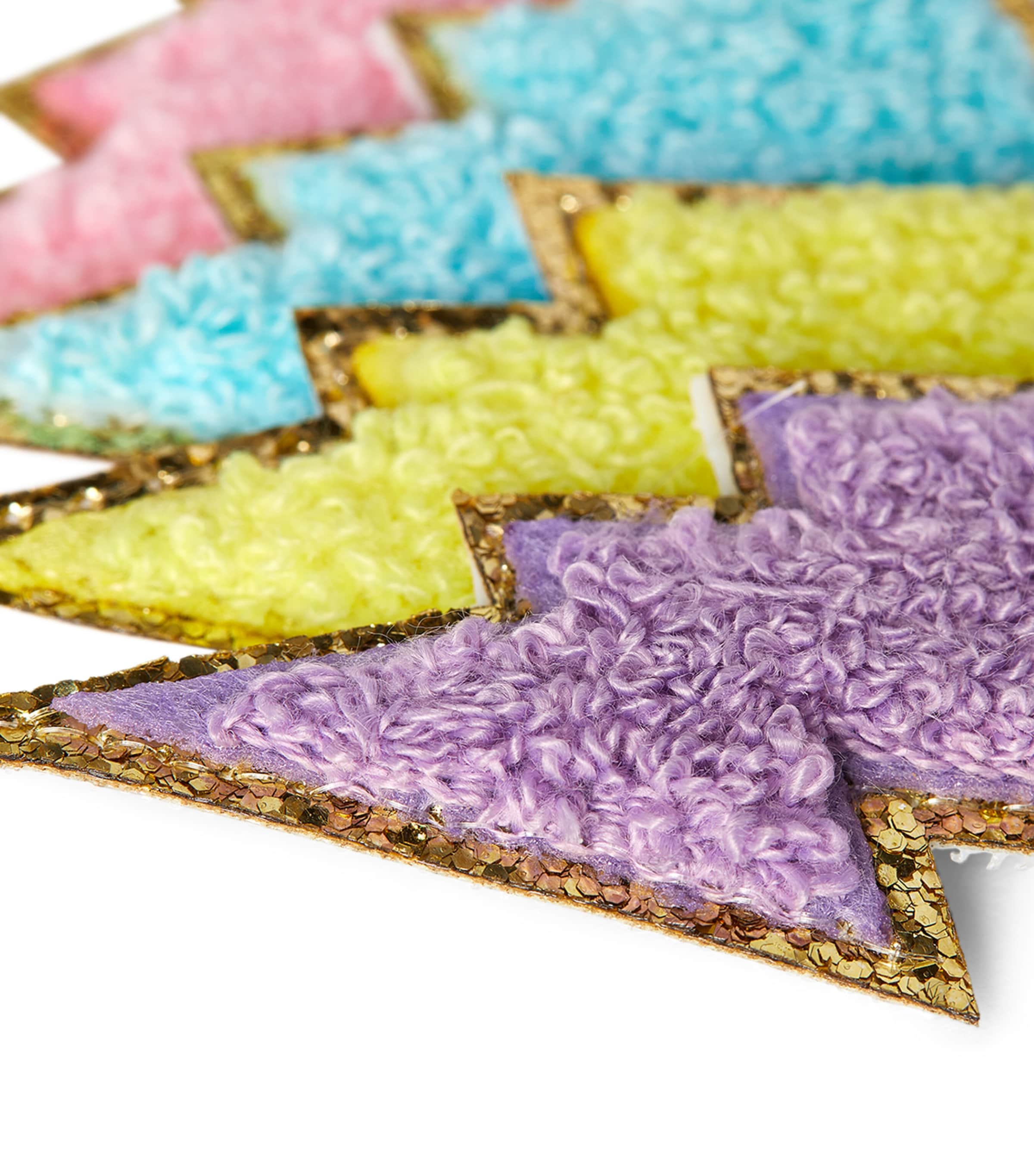 BECCO BAGS Multi Lightning Bolts 4-Piece Patch Set | Harrods CO