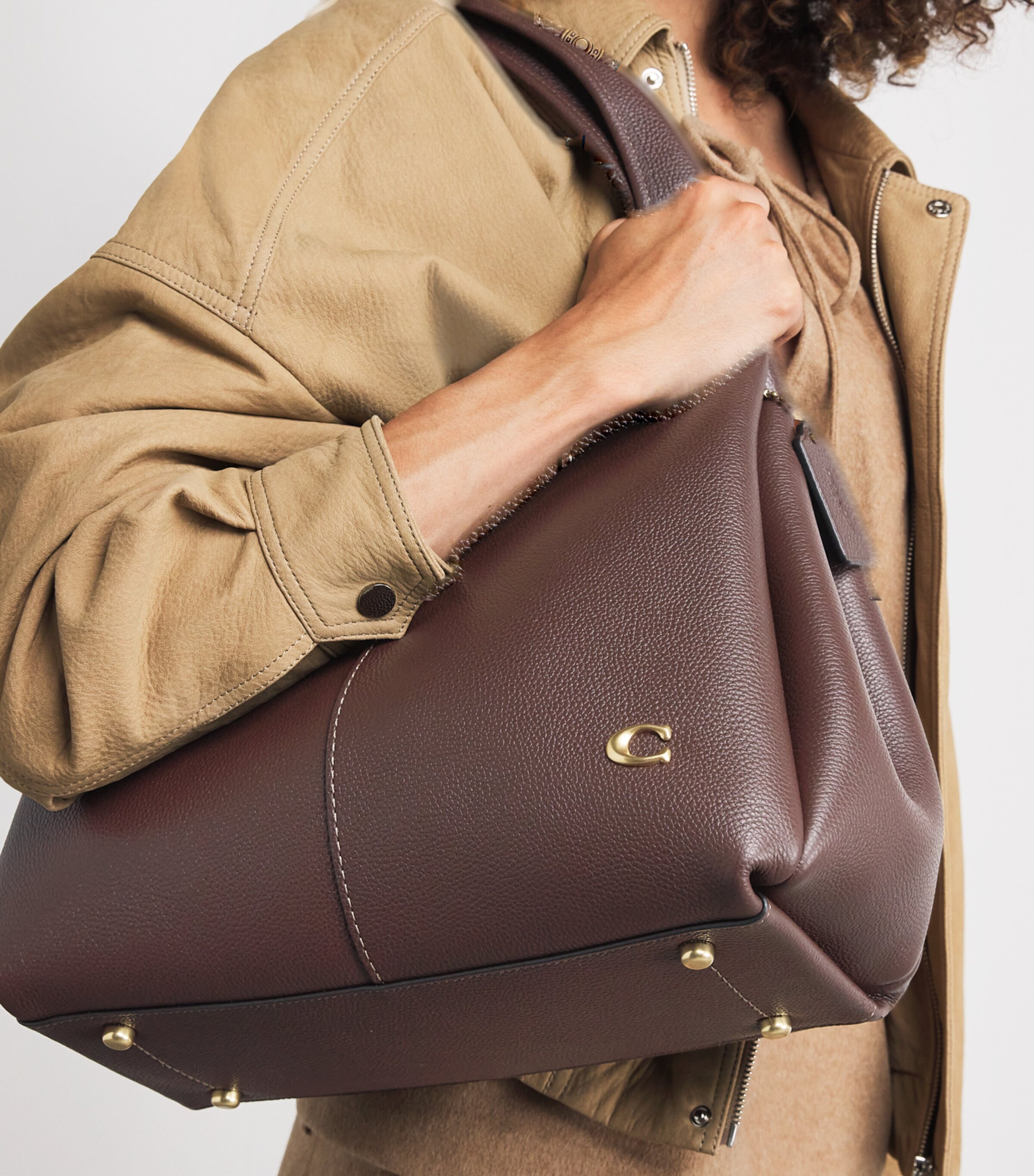 Coach Brown Leather Lana 23 Shoulder Bag | Harrods US