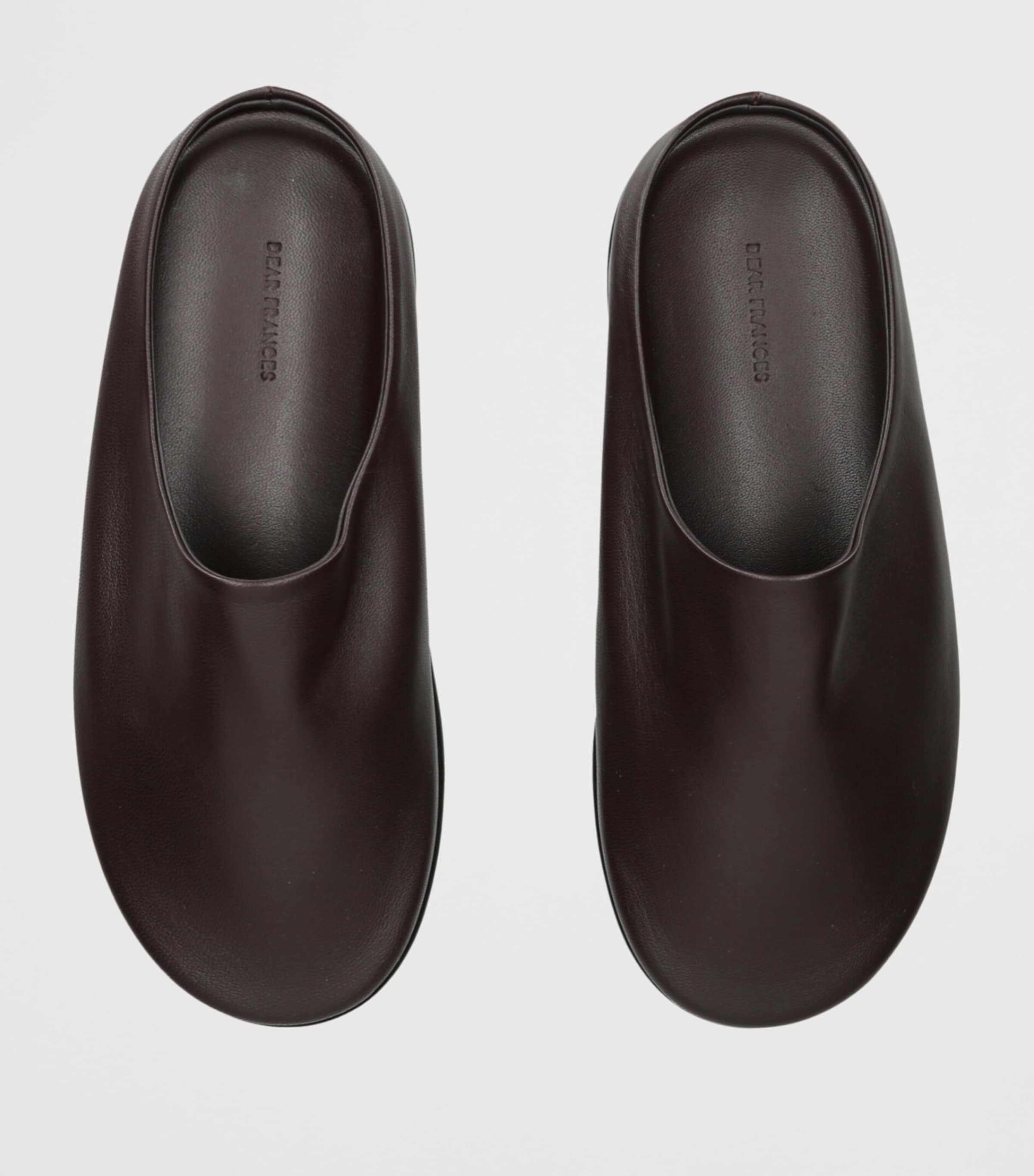 Dear Frances Brown Leather Vico Clogs | Harrods US