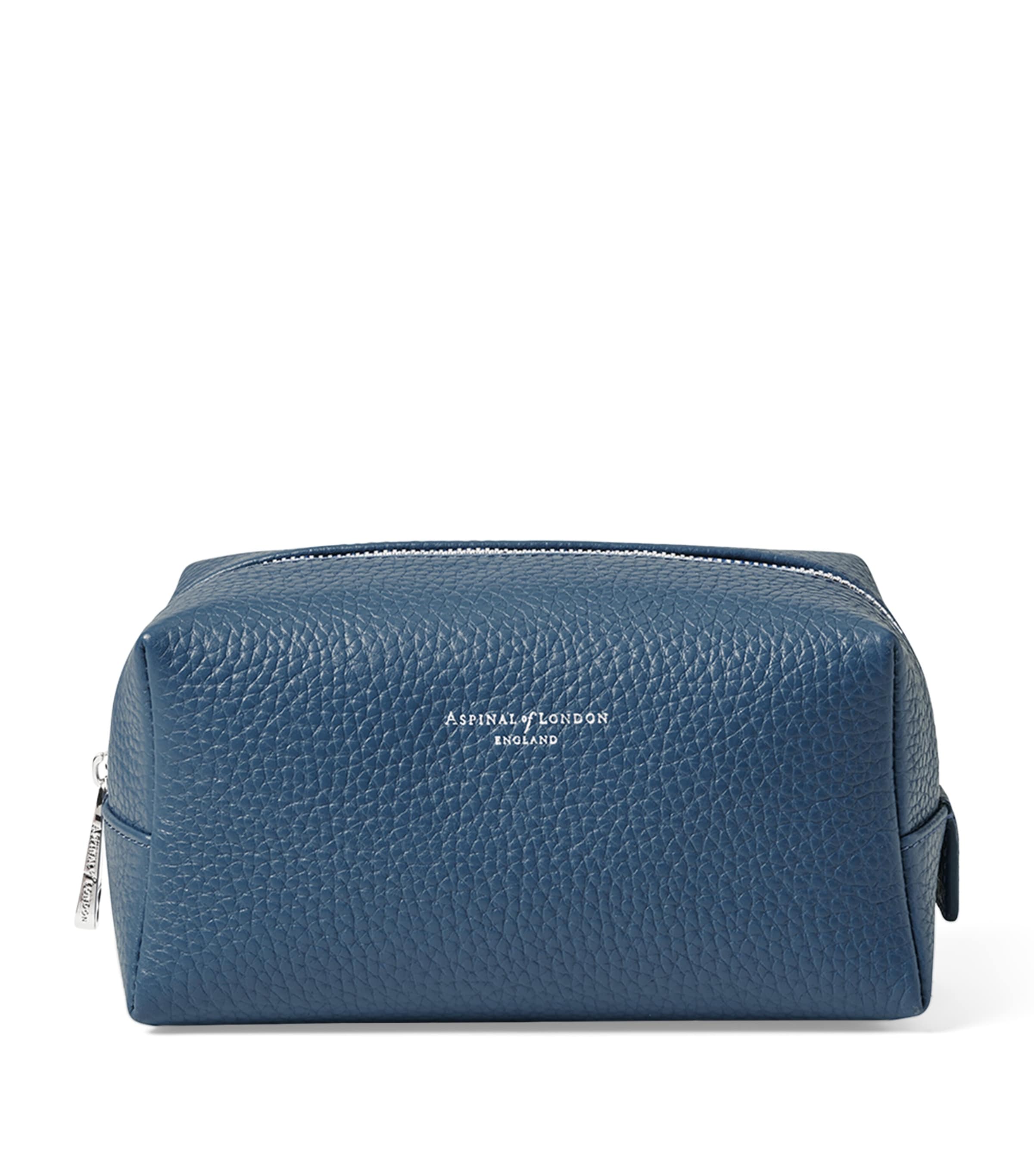 Aspinal Of London Green Medium Leather London Cosmetic Case | Harrods AU
