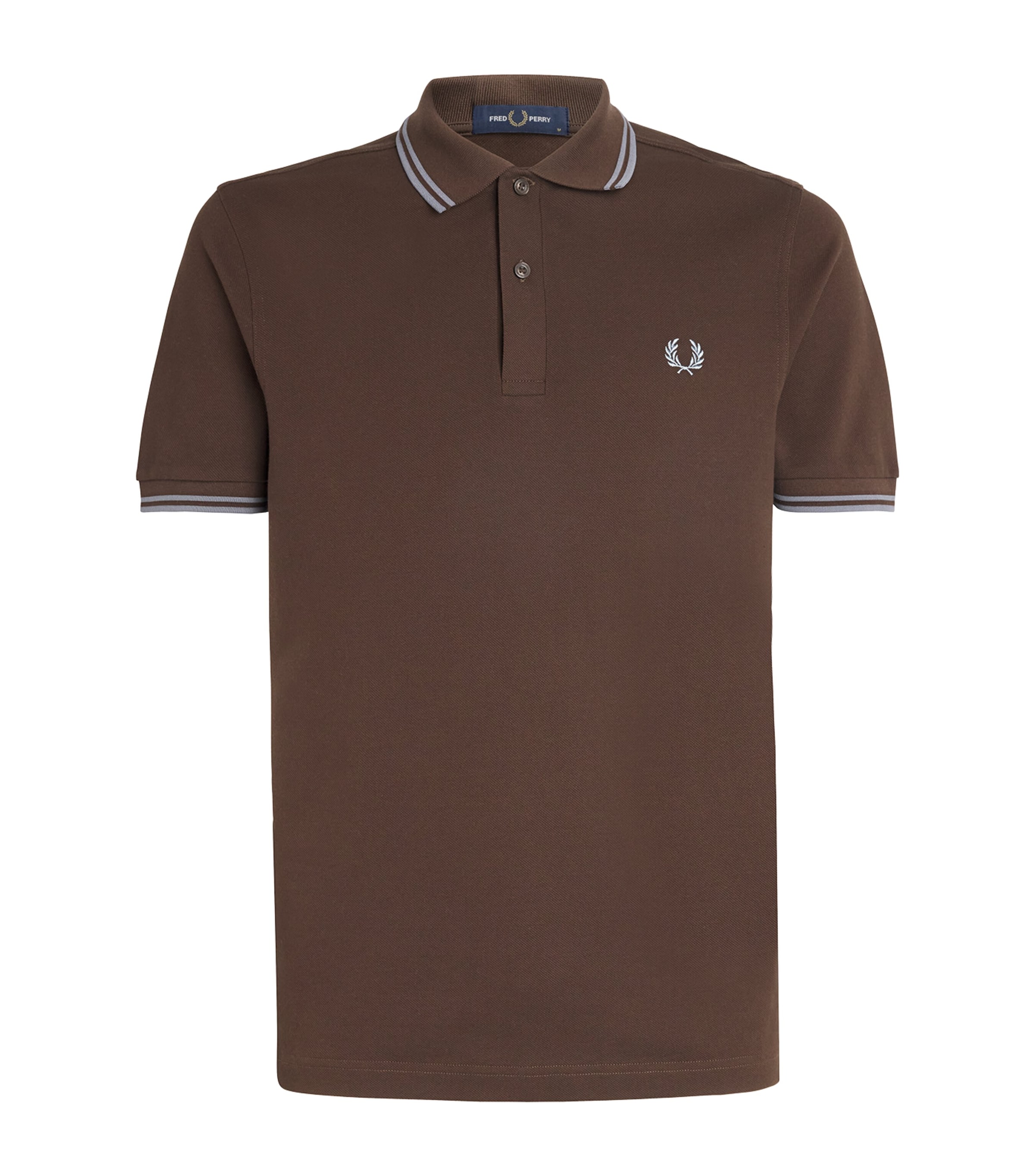 Fred Perry Brown Twin Tipped Polo Shirt | Harrods AU