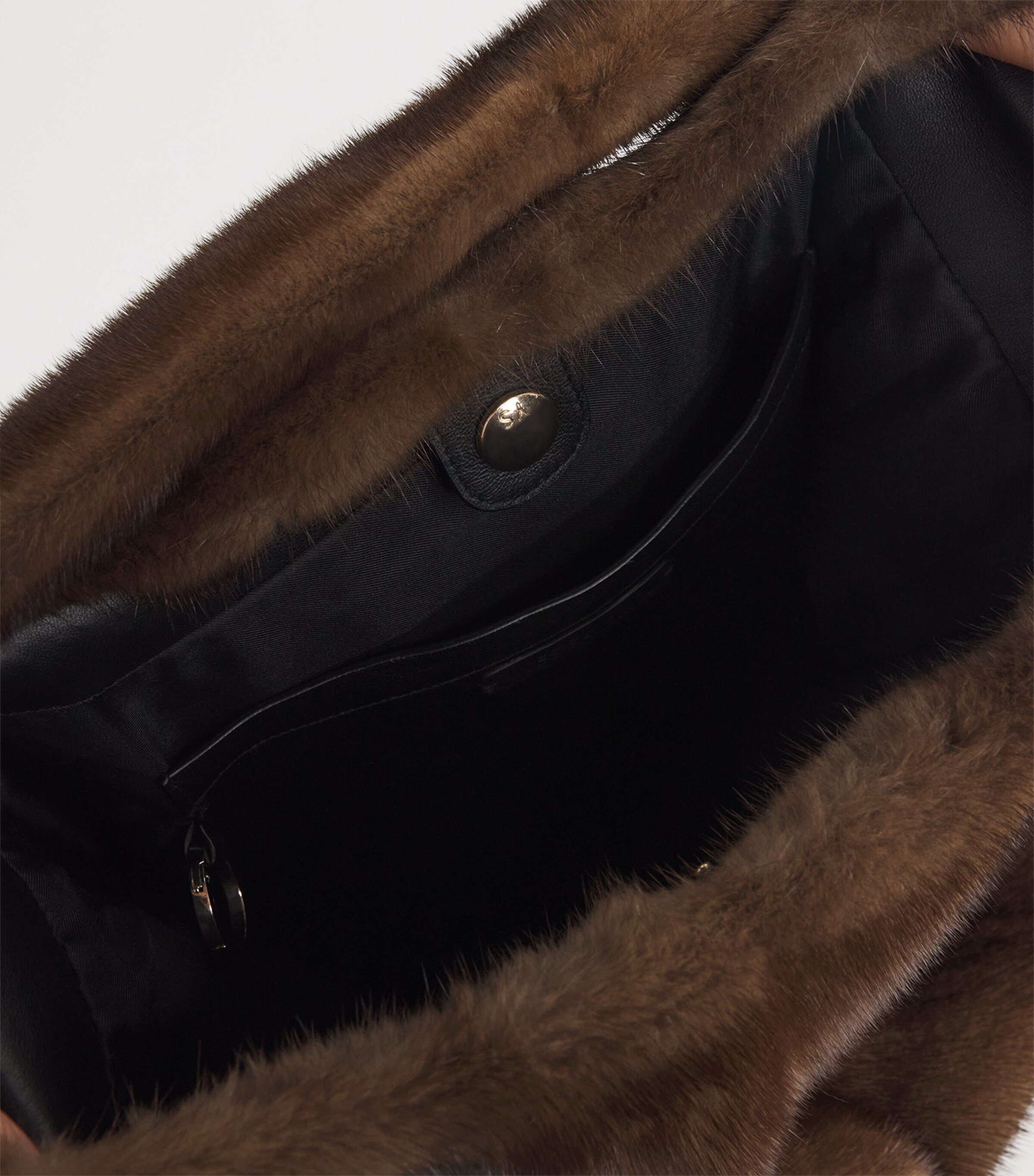 Yves Salomon Beige Mink Fur Tote Bag | Harrods UK