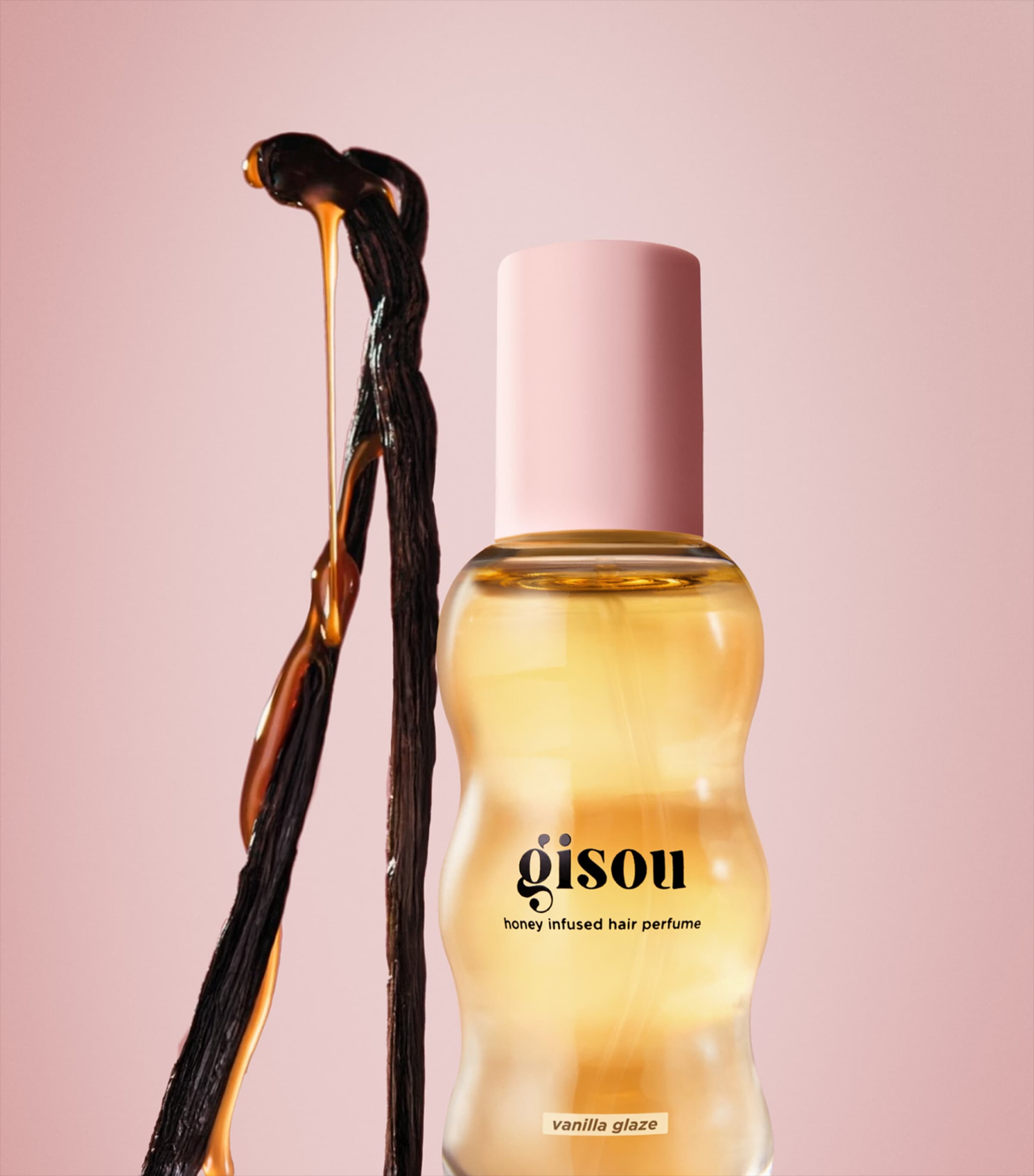 Gisou Honey-Infused Vanilla Glaze Hair Perfume (15ml) | Harrods SA