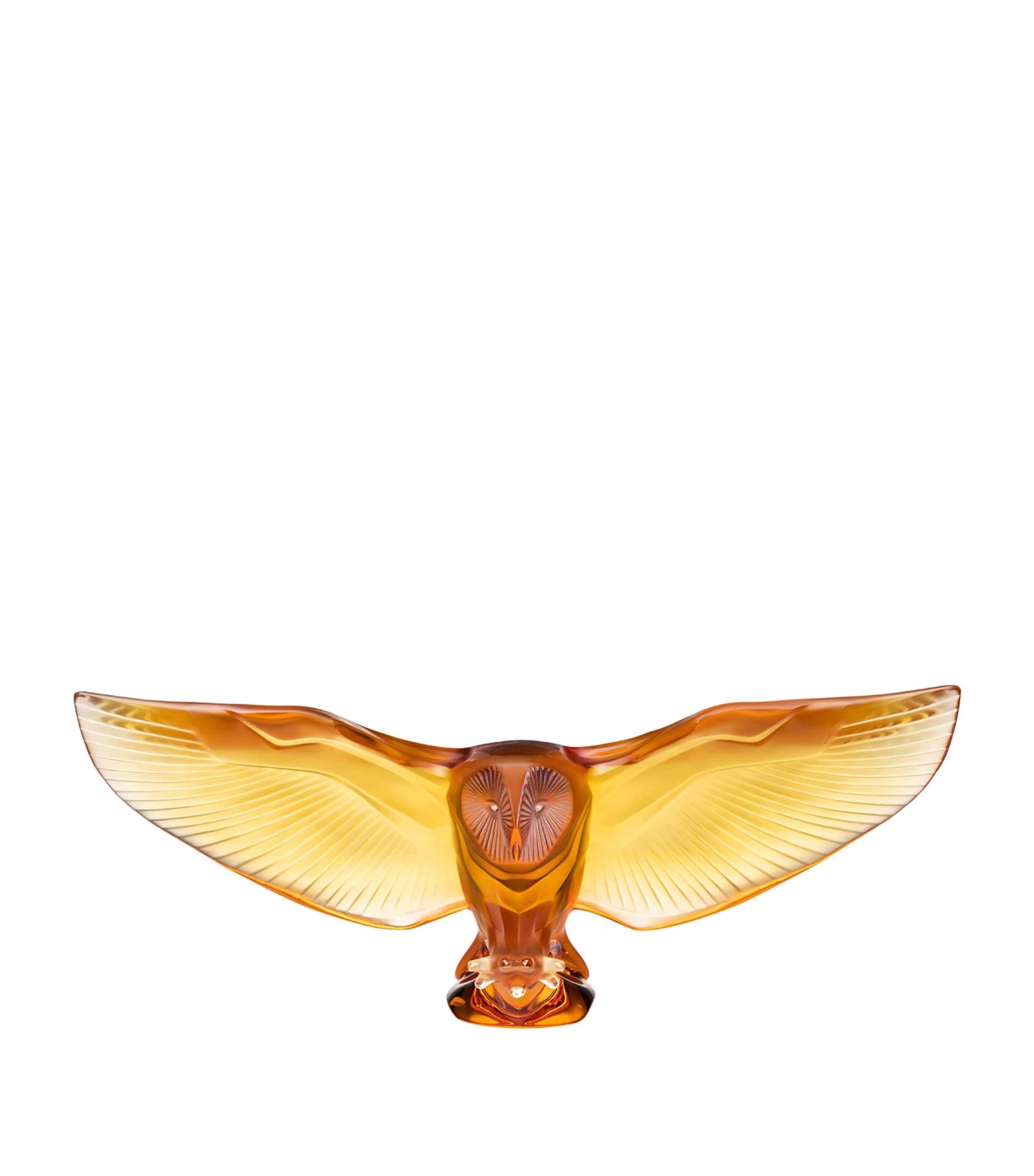 Lalique Barn Owl Sculpture | Harrods CA