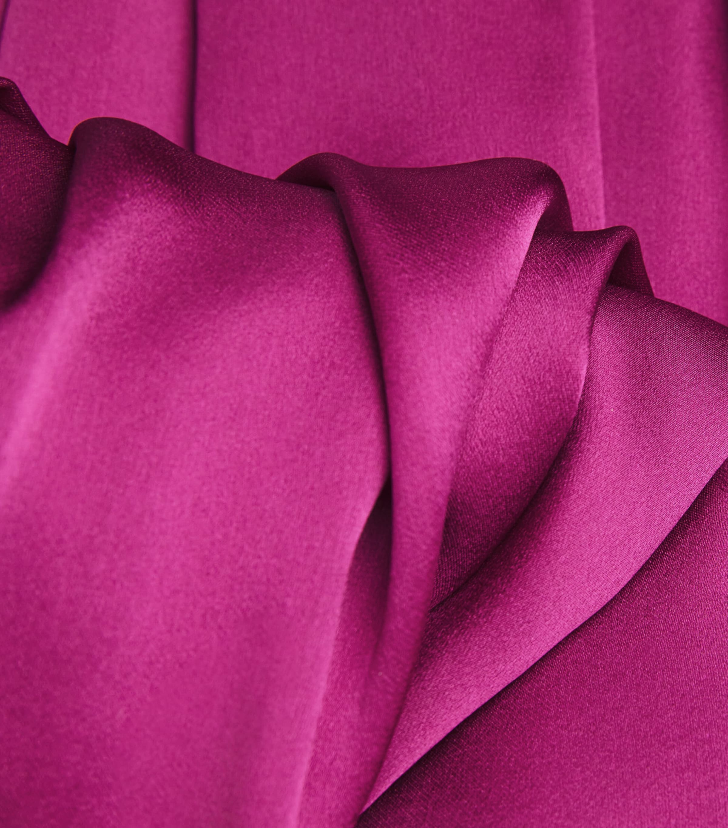 Ulla Johnson Burgundy Silk Aisha Maxi Dress | Harrods CA