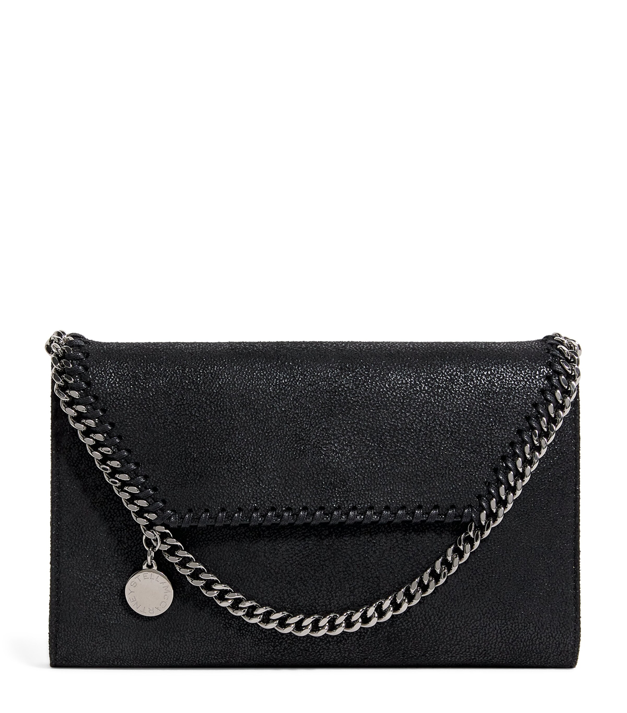 Stella McCartney Black Mini Falabella Cross-Body Bag | Harrods TH