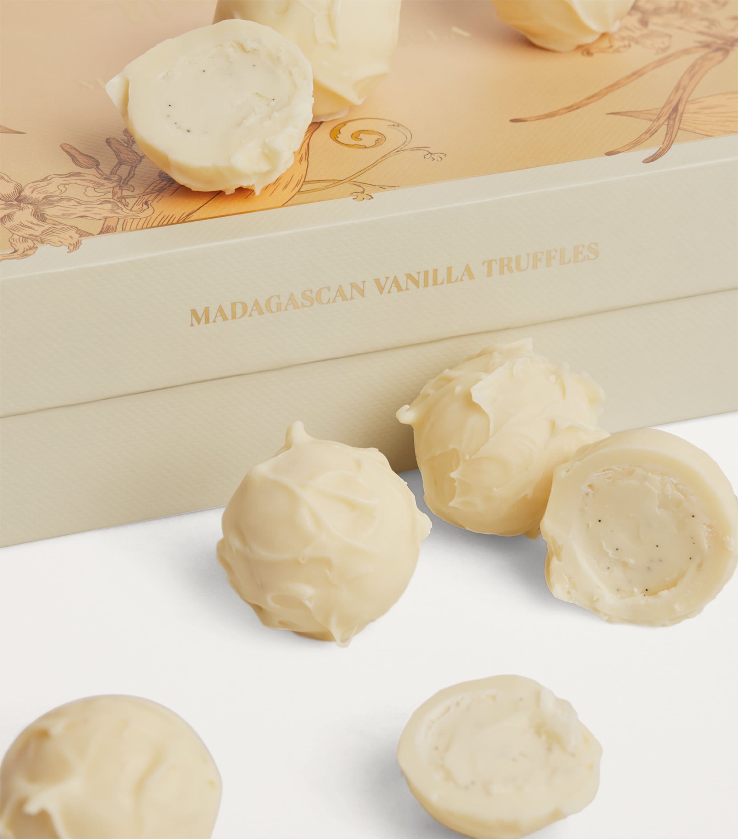 Harrods 15-Piece Madagascan Vanilla Truffles (175g) | Harrods UK