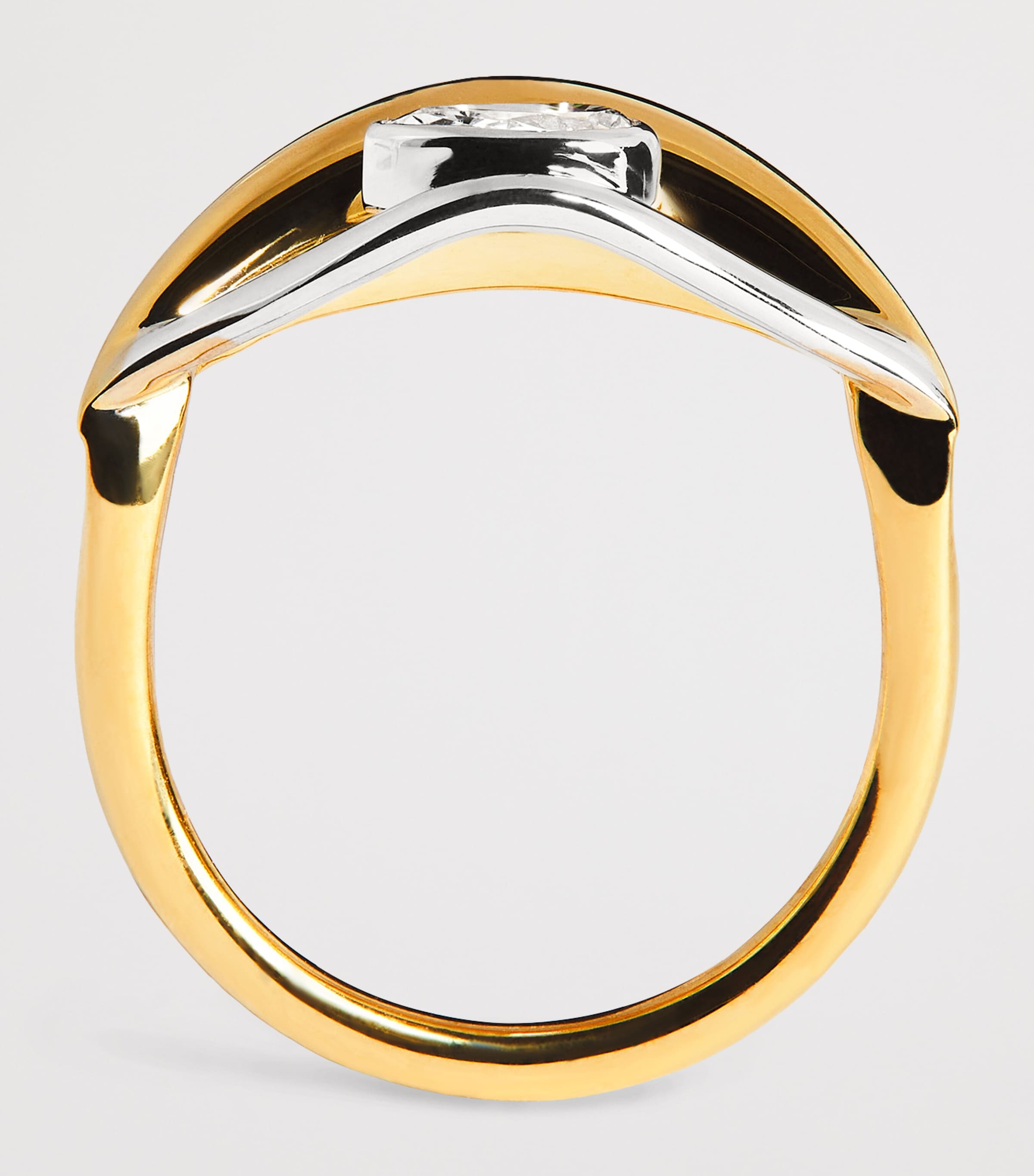 L'ATELIER NAWBAR Mixed Gold and Diamond Salvatore Lot N*93 Ring (Size ...