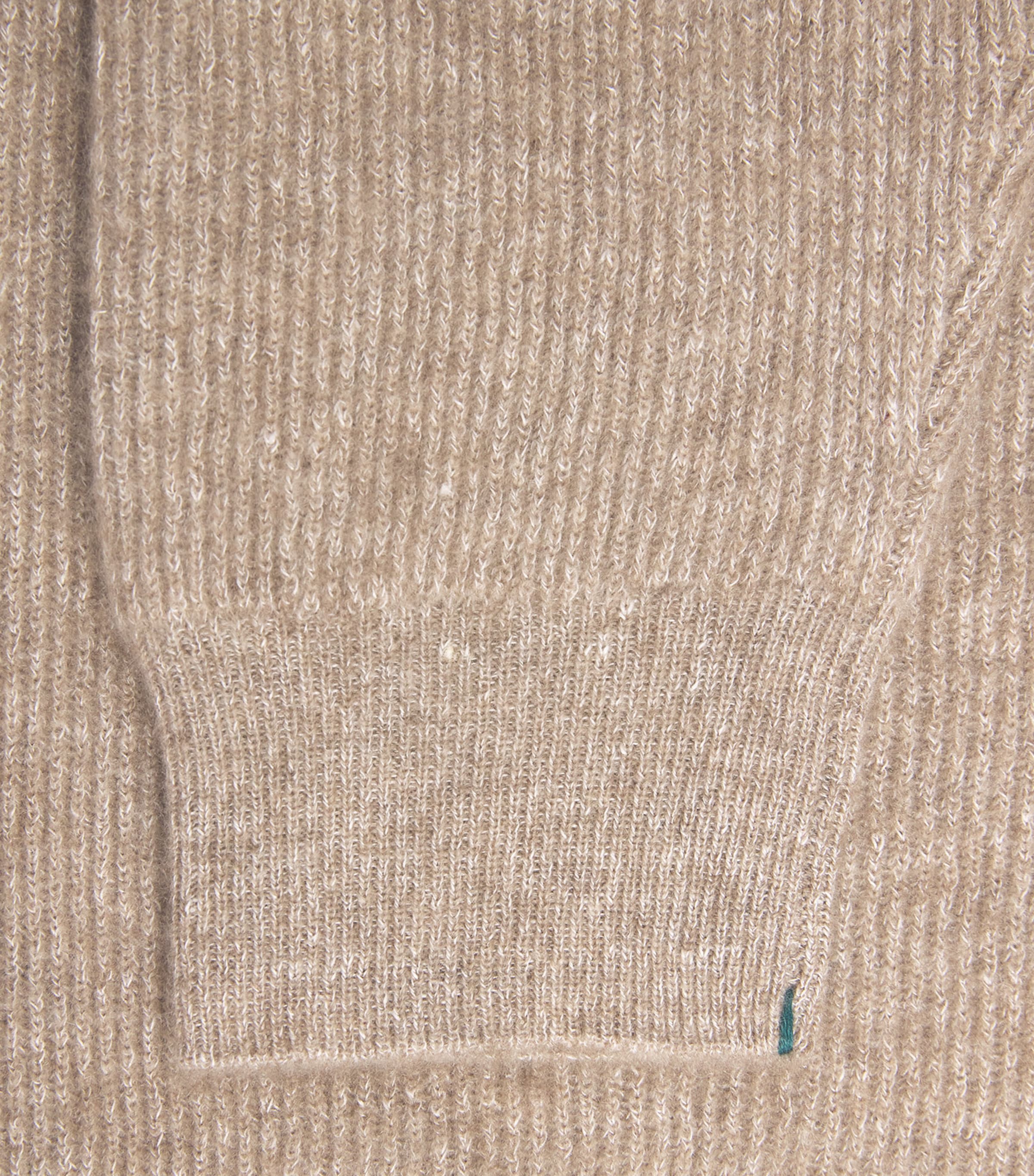 Fioroni Cashmere Beige Cashmere-Linen Zip-Up Cardigan | Harrods CO