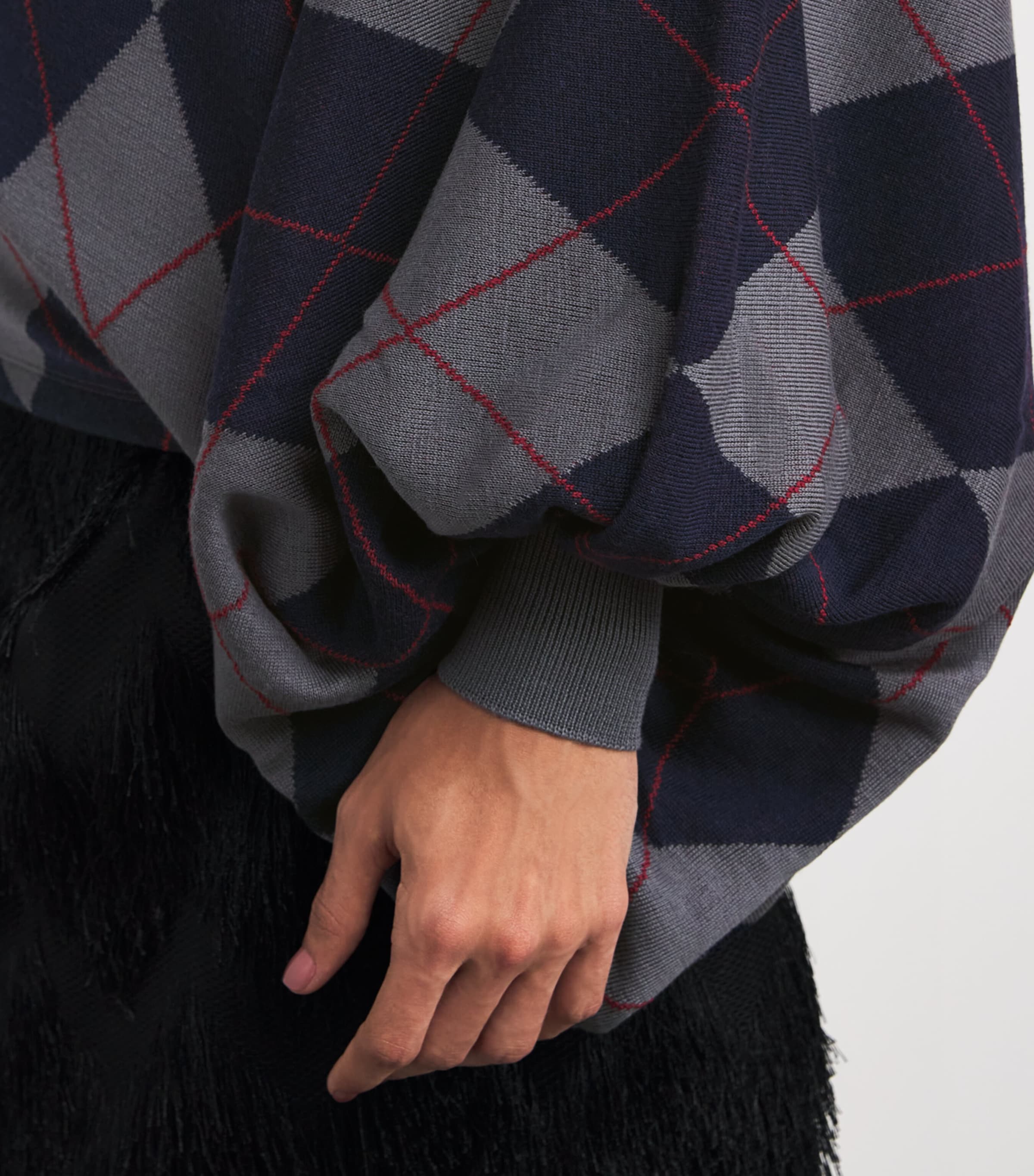 A.W.A.K.E. Mode Multi Merino Wool Argyle Sweater | Harrods GR