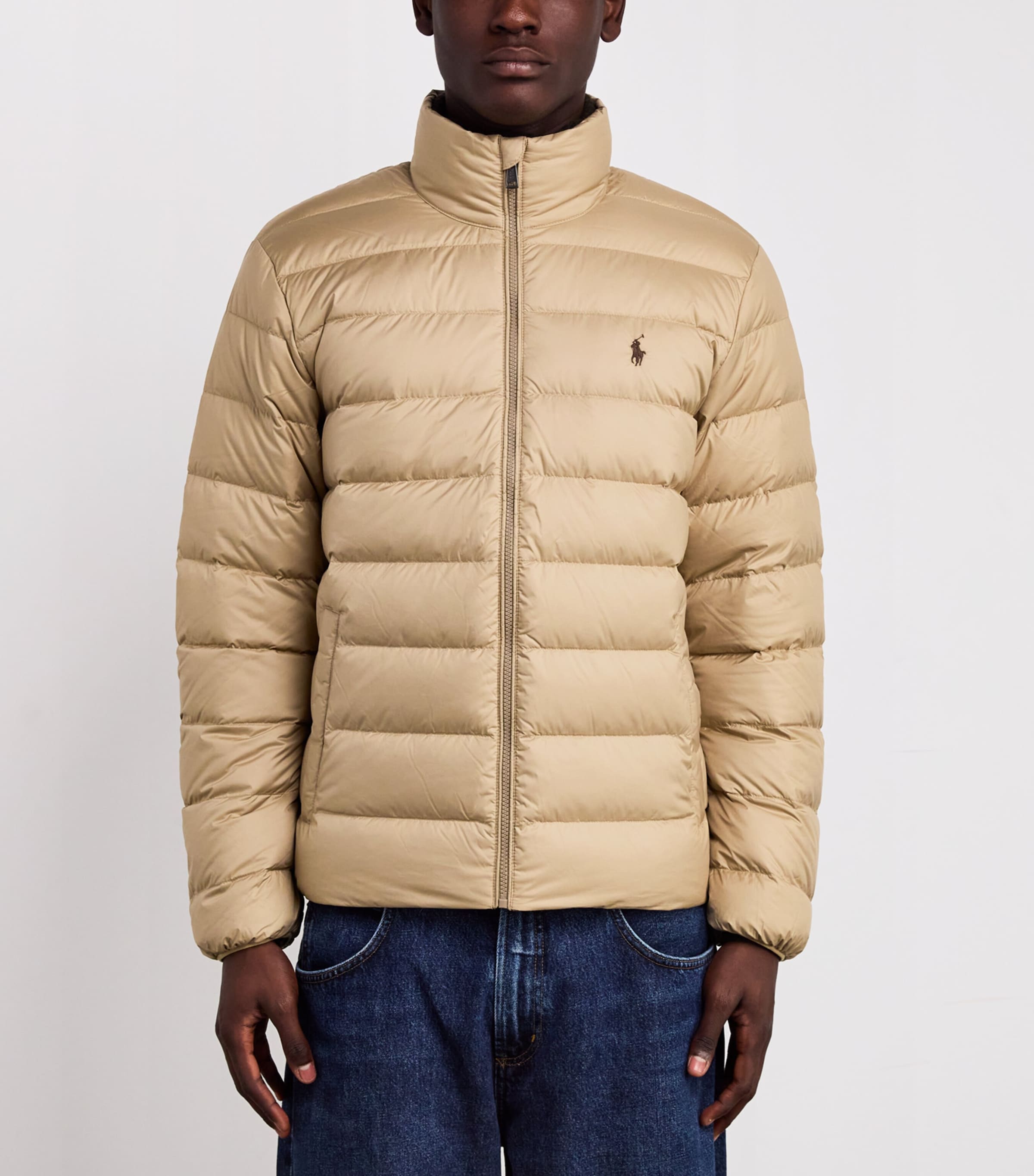 Polo Ralph Lauren Beige Packable Colden Down Jacket | Harrods US