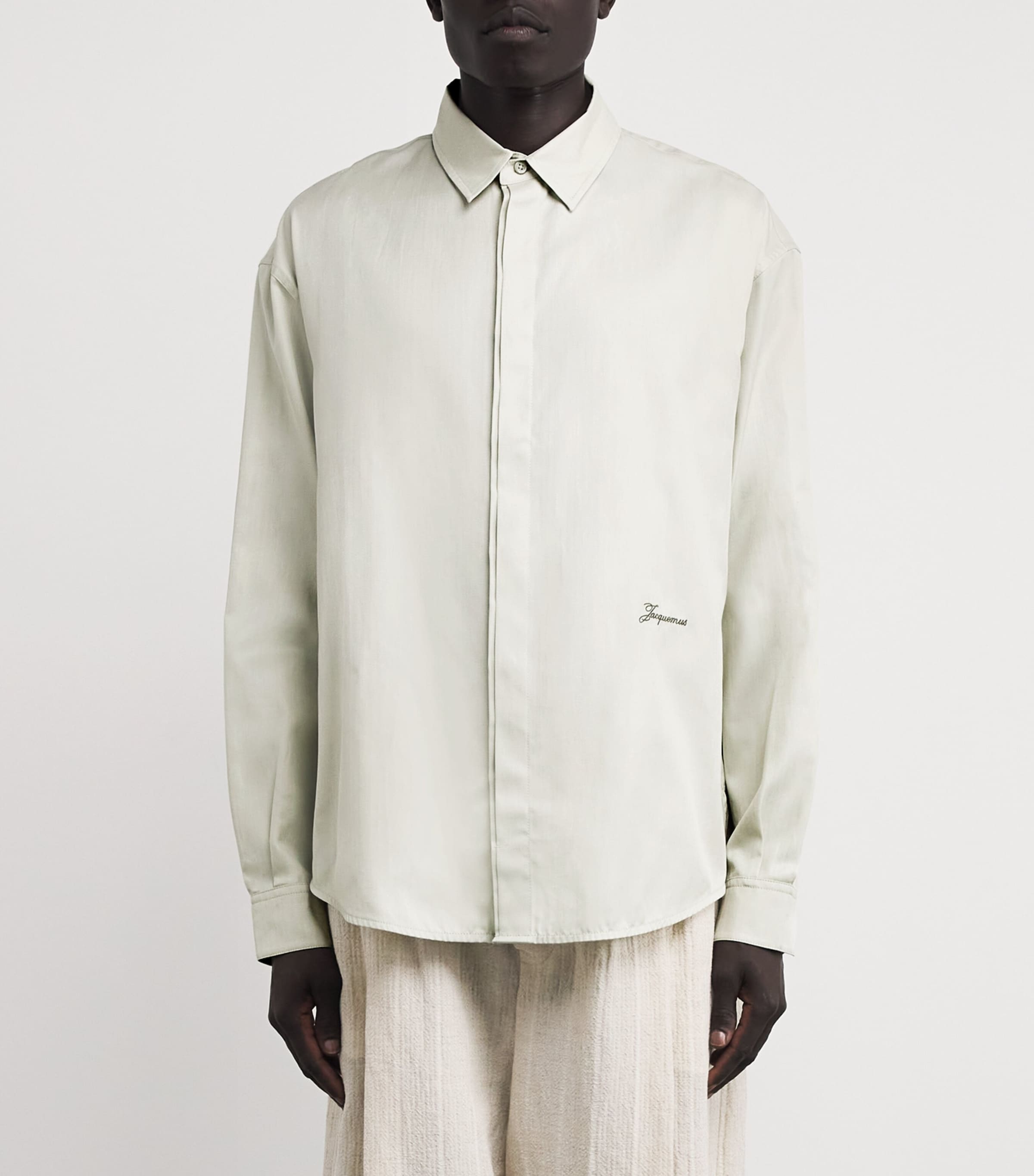 Jacquemus Cotton '50s Logo Simon Shirt | Harrods US