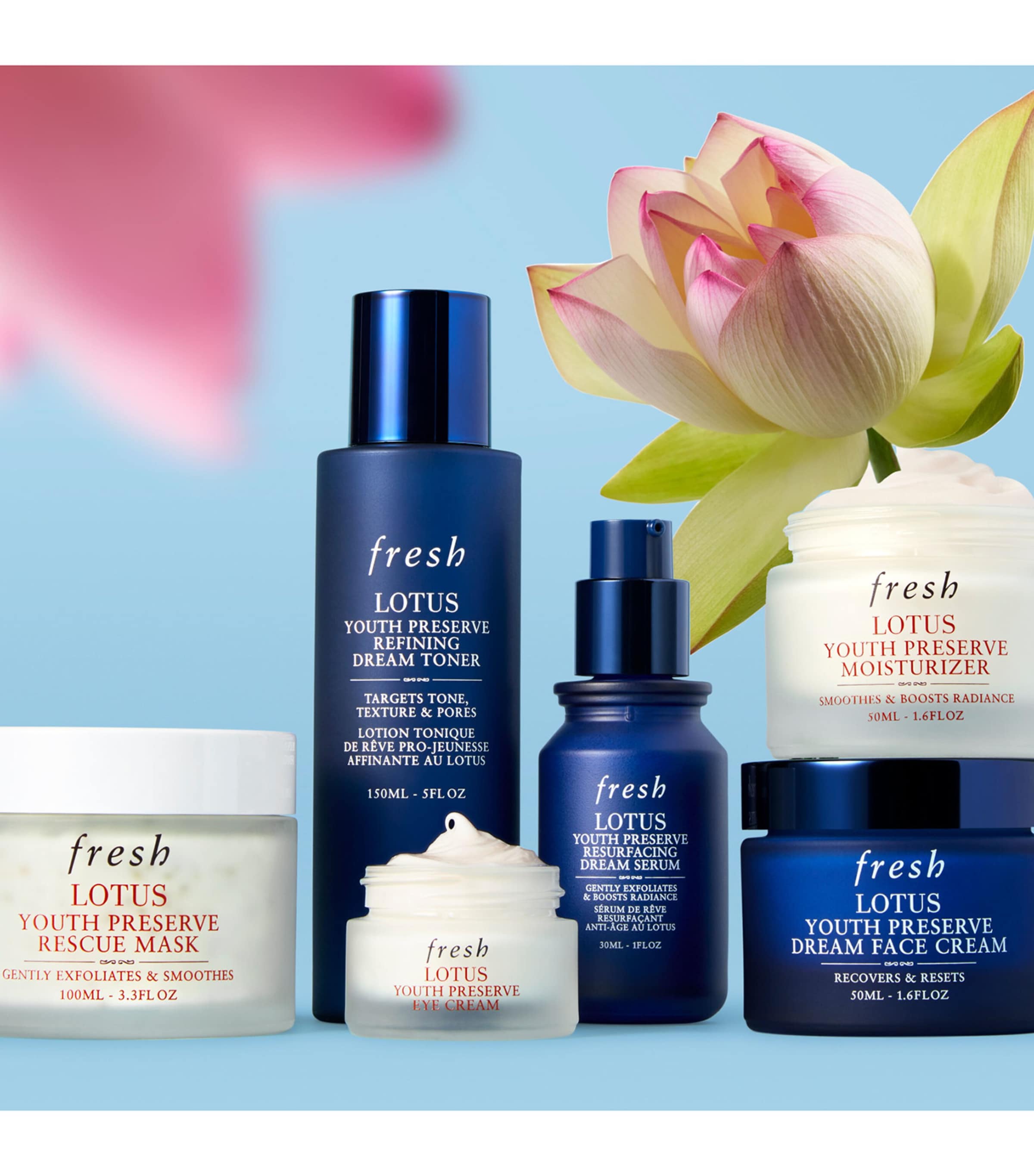 Fresh Lotus Youth Preserve Refining Dream Toner (80ml) | Harrods UK