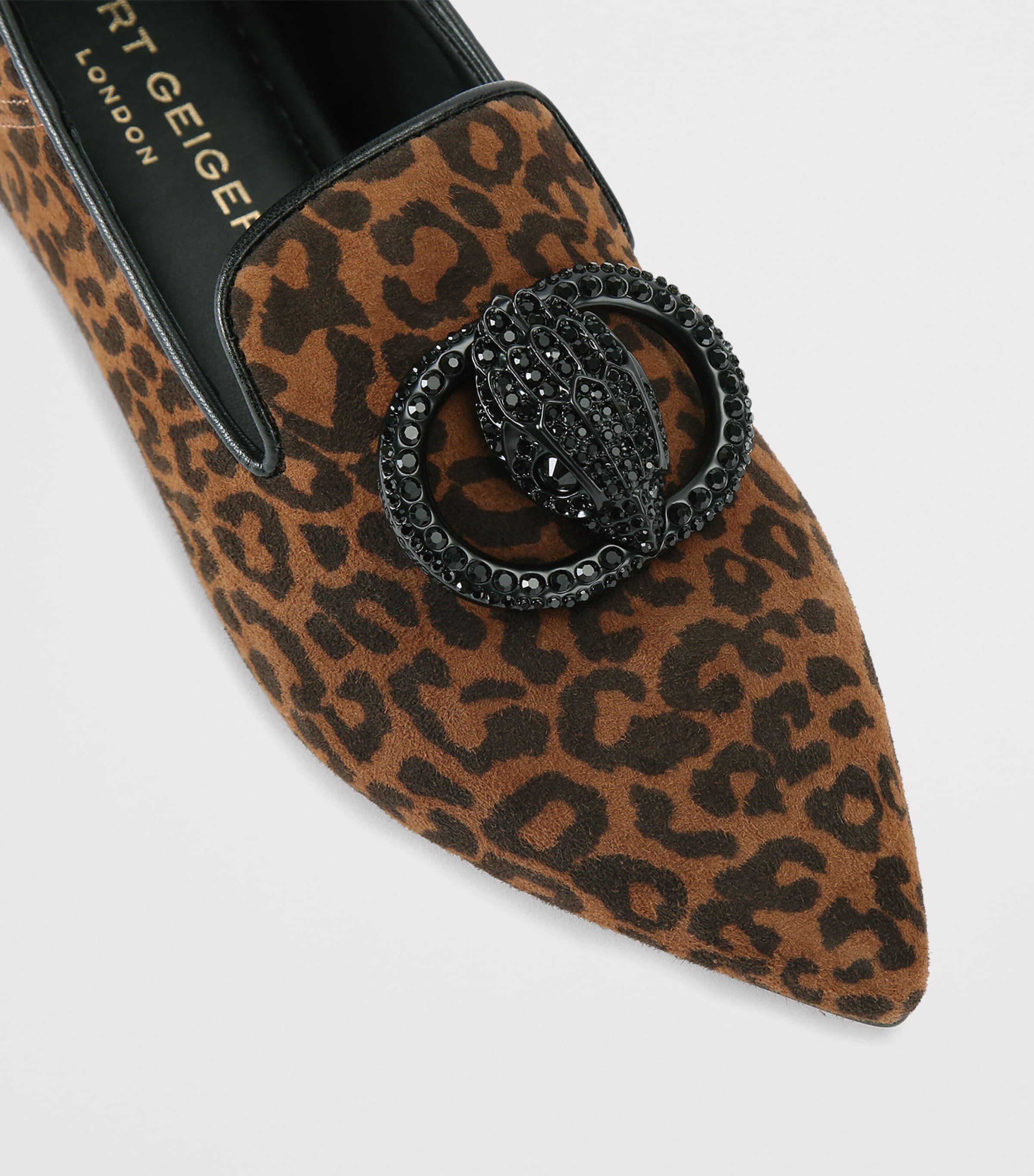 Kurt Geiger London Brown Suede Chelsea Point Loafers | Harrods HK