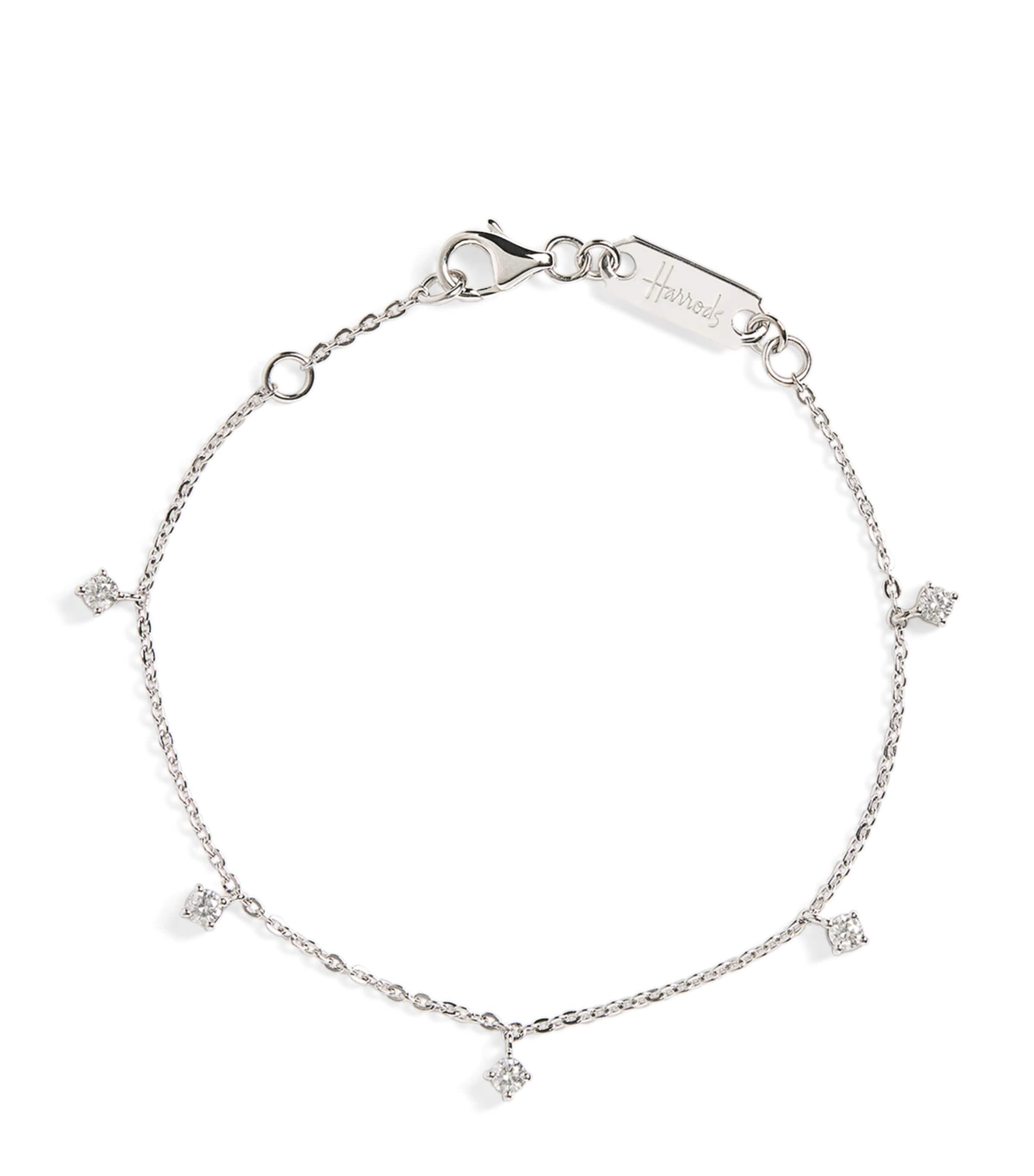 Harrods White Gold and Diamond Bracelet (0.60ct) | Harrods US