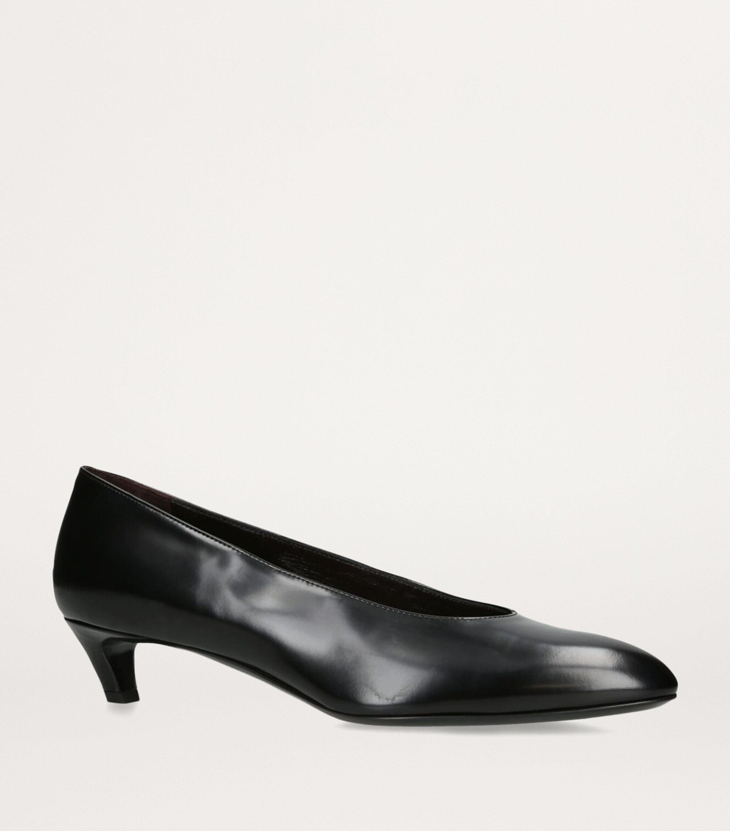 The Row Black New Almond Leather Pumps 35 | Harrods US