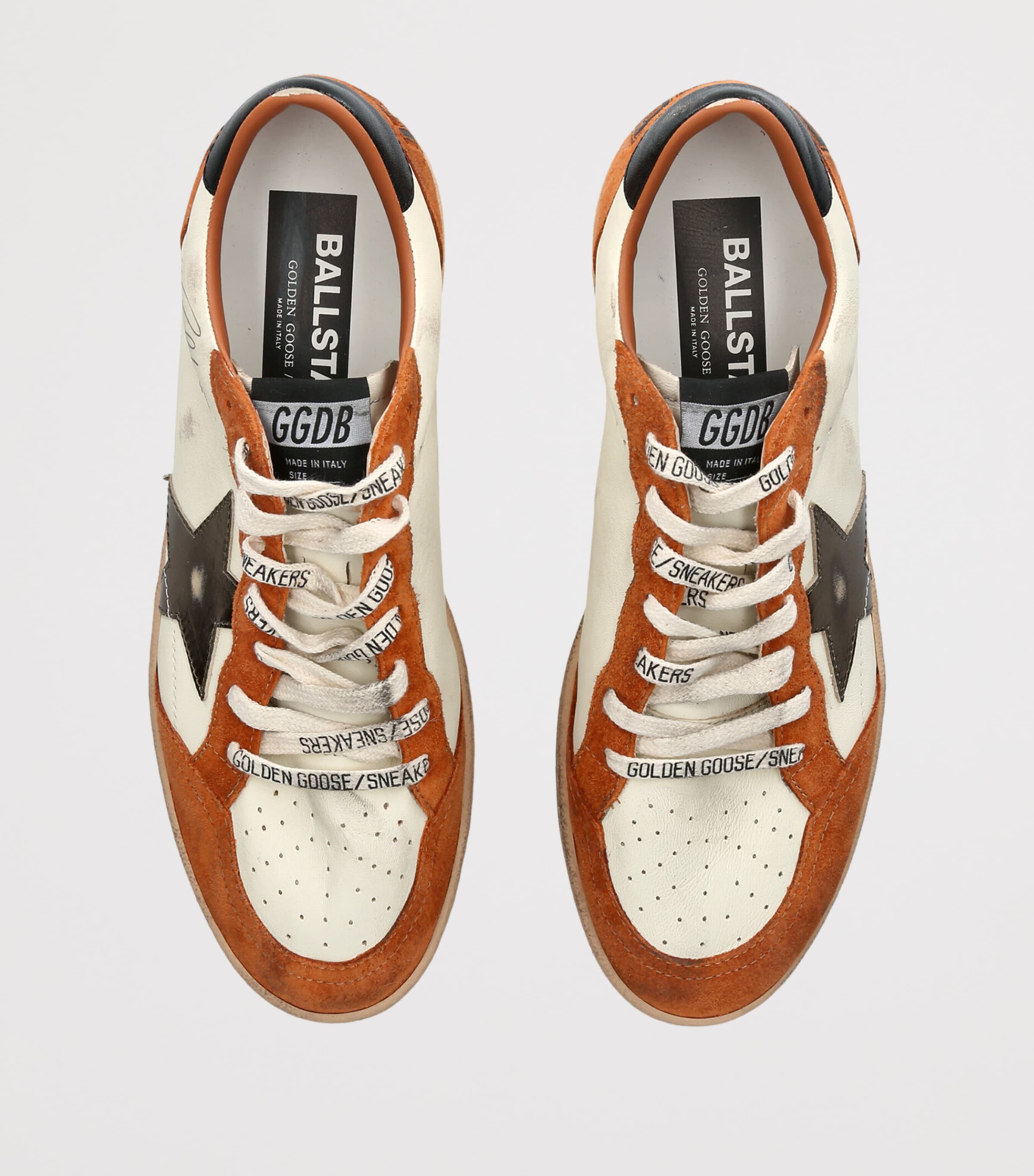 Golden Goose Beige Nappa Leather Ball Star Sneakers | Harrods AU