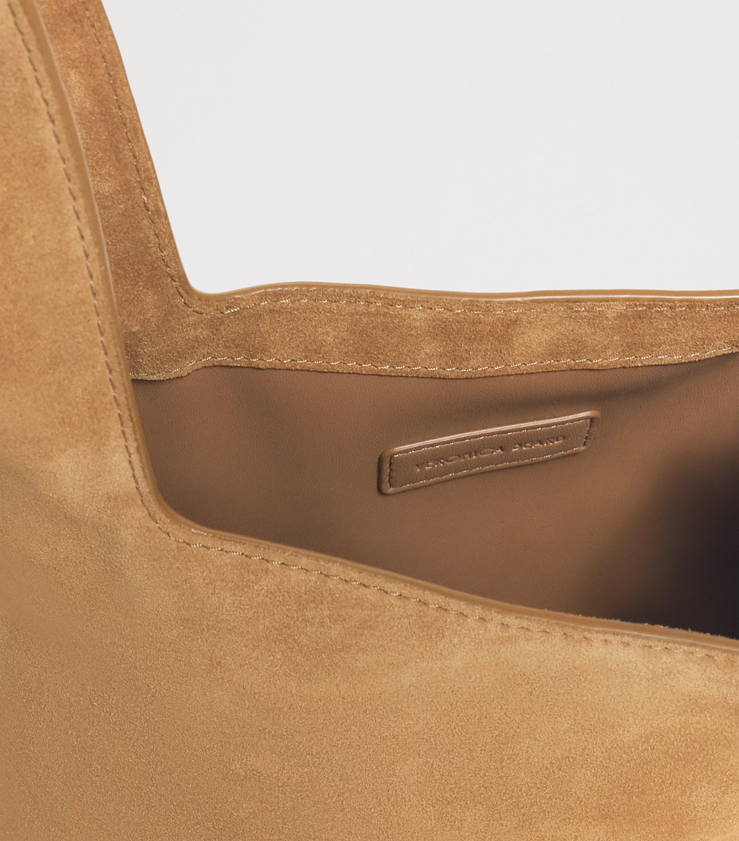 Veronica Beard Brown Suede Embellished Swing Clutch Bag | Harrods UK