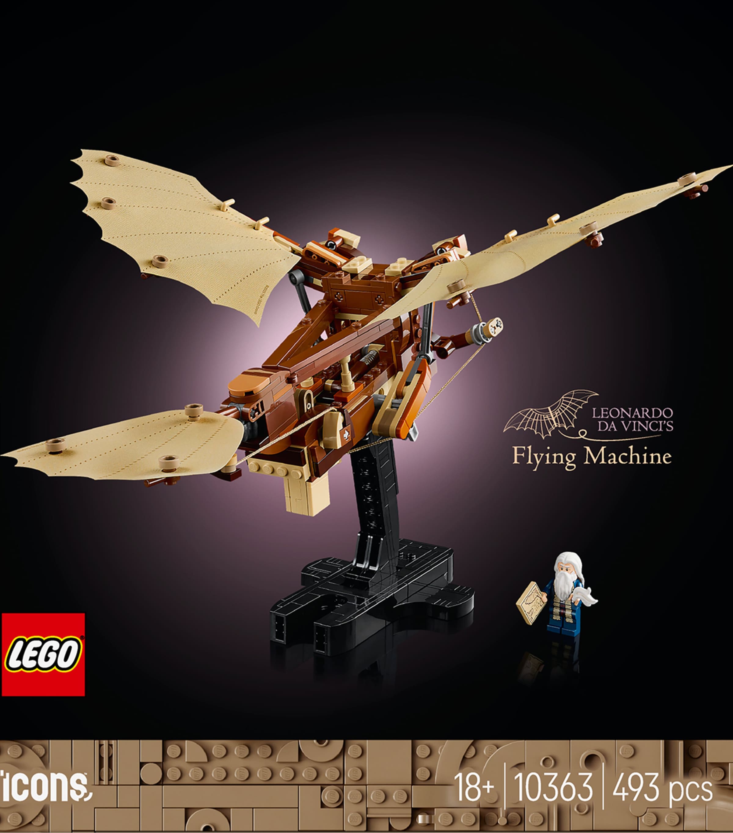 Lego Leonardo da Vinci Flying Machine Building Set 10363 | Harrods CA