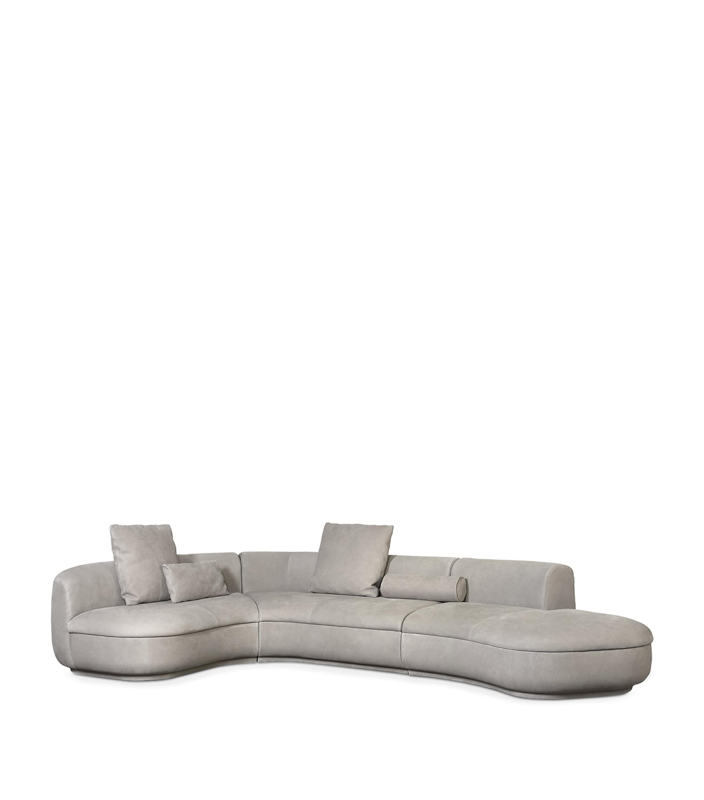 Baxter Leather Piaf Modular Sofa | Harrods UK
