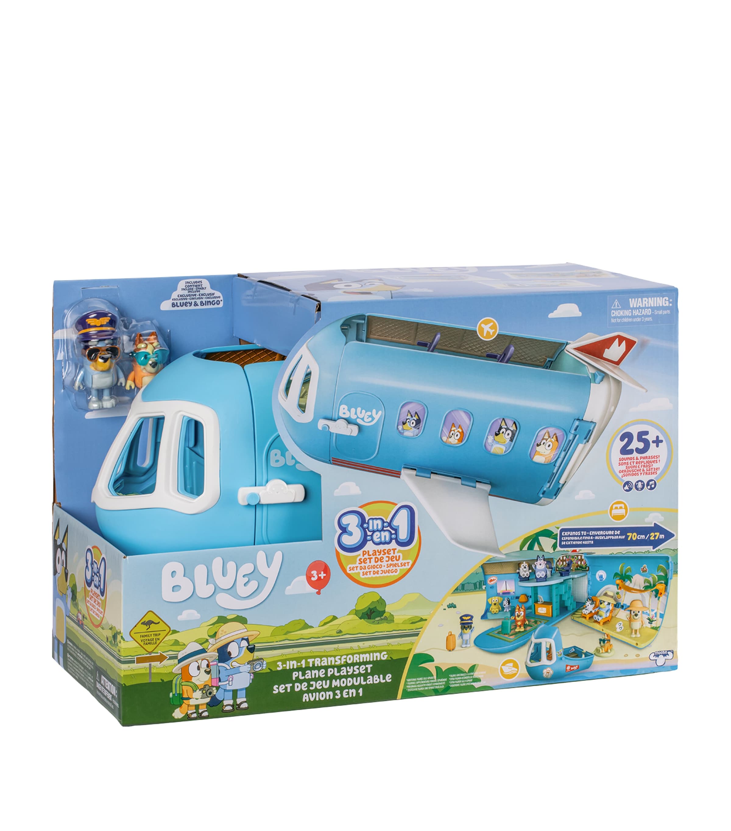 BLUEY 3-in-1 Transforming Plane Play Set | Harrods UK