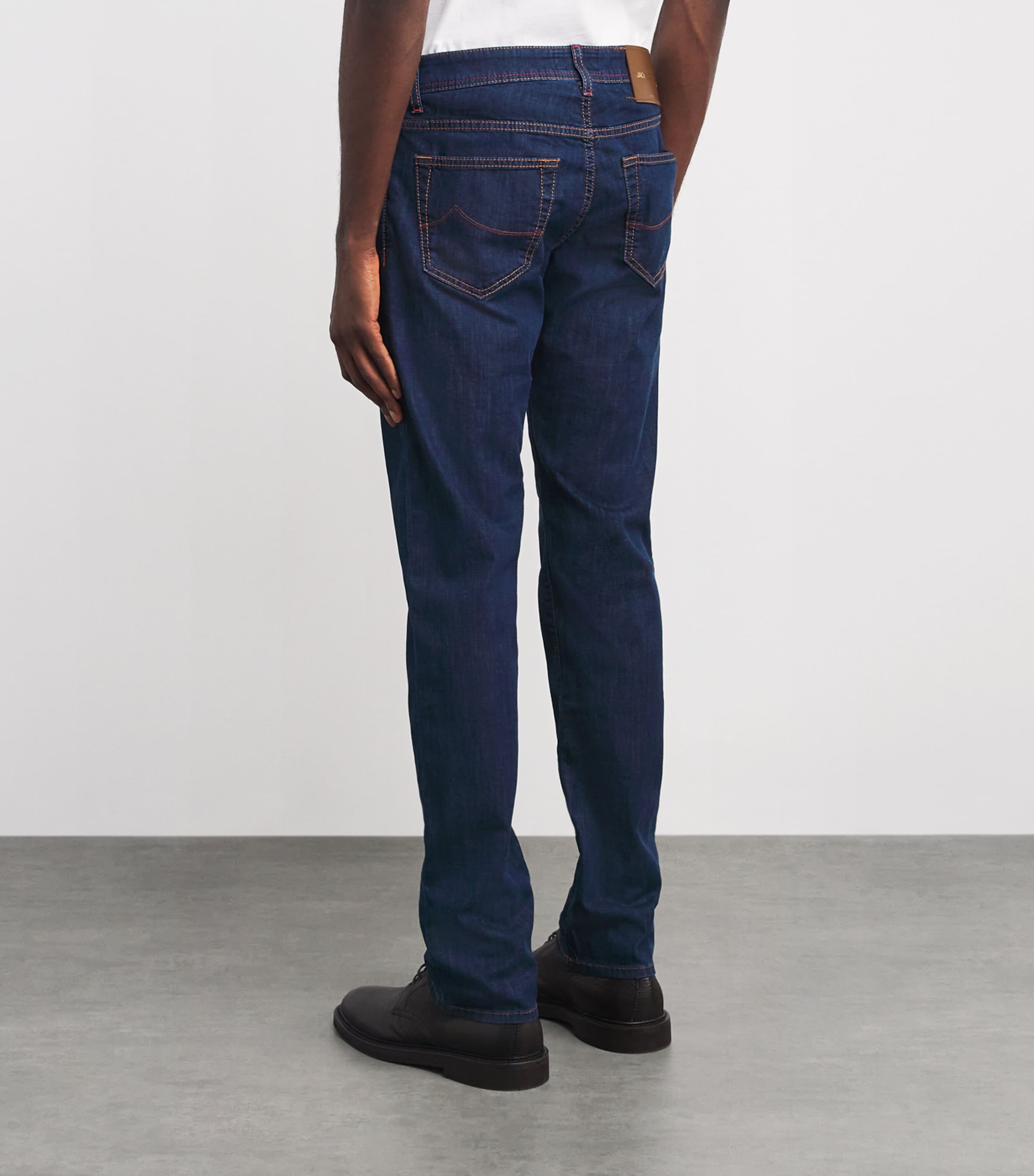 JACOB COHËN Blue Stripe-Trim Nick Slim Jeans | Harrods DE