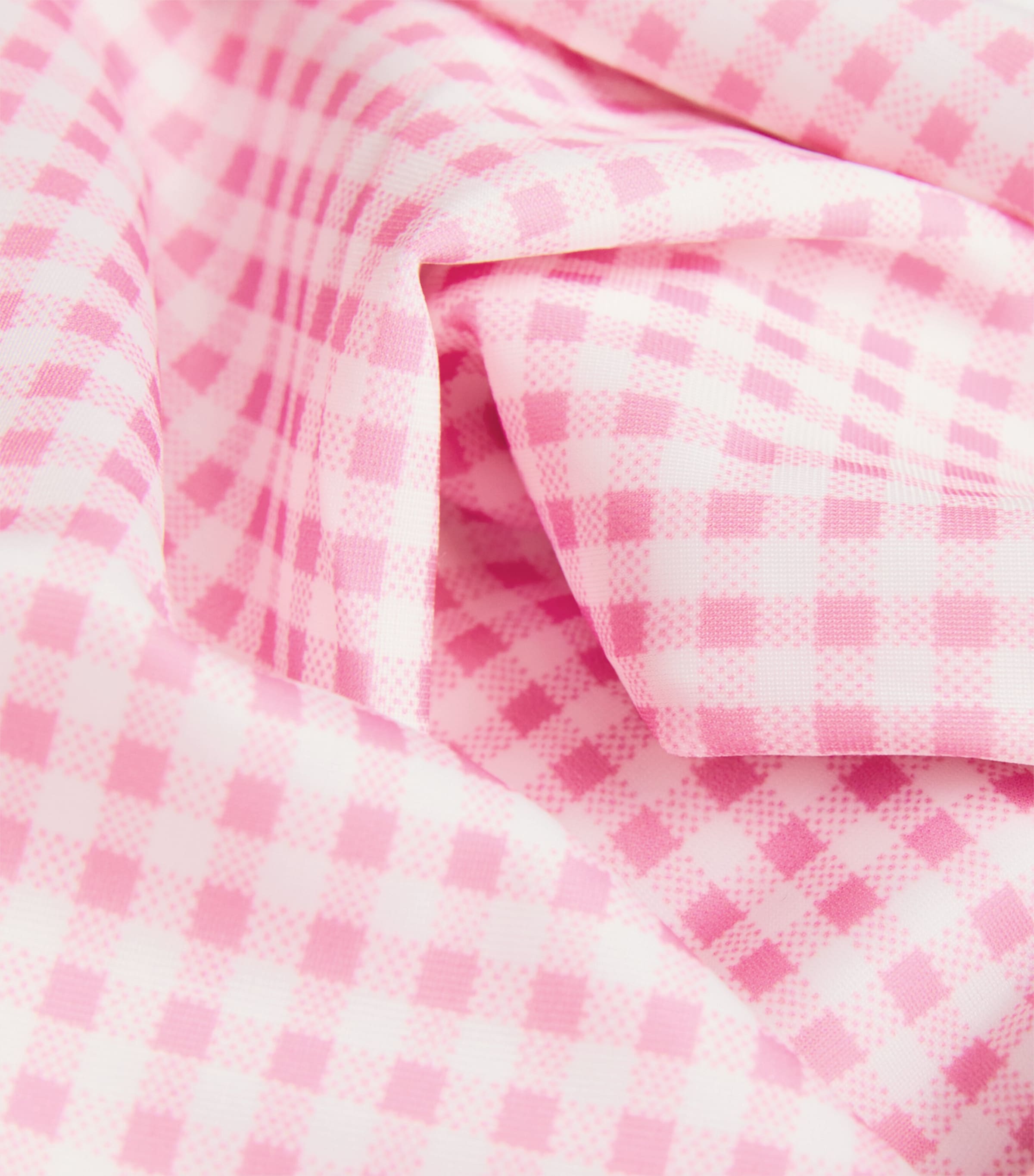 MARLO Pink Gingham Elara Swimsuit (3-16 Years) | Harrods UK
