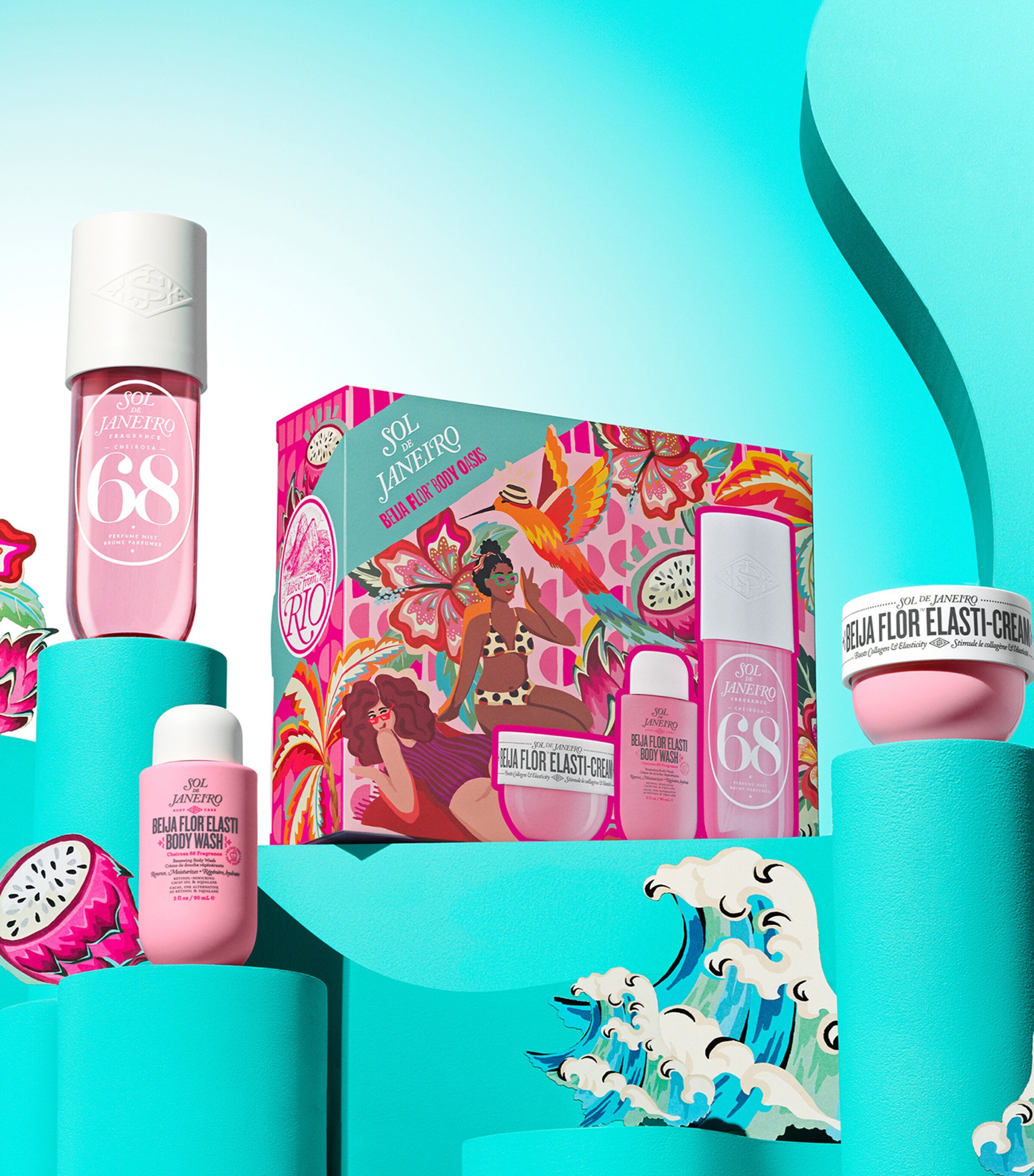 SOL DE JANEIRO Beija Flor Body Oasis Gift Set | Harrods UK