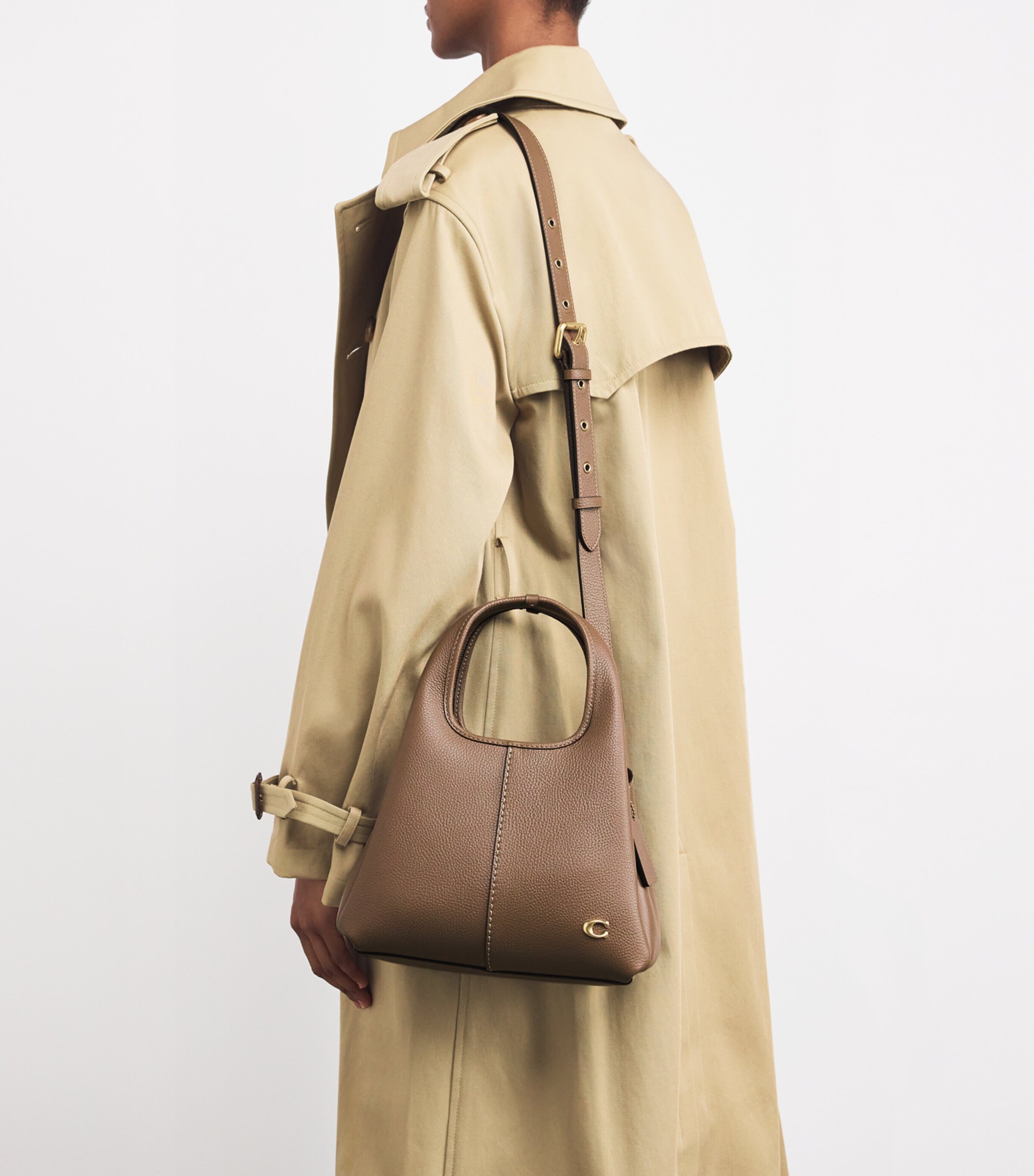 Coach Beige Leather Lana 23 Shoulder Bag | Harrods US
