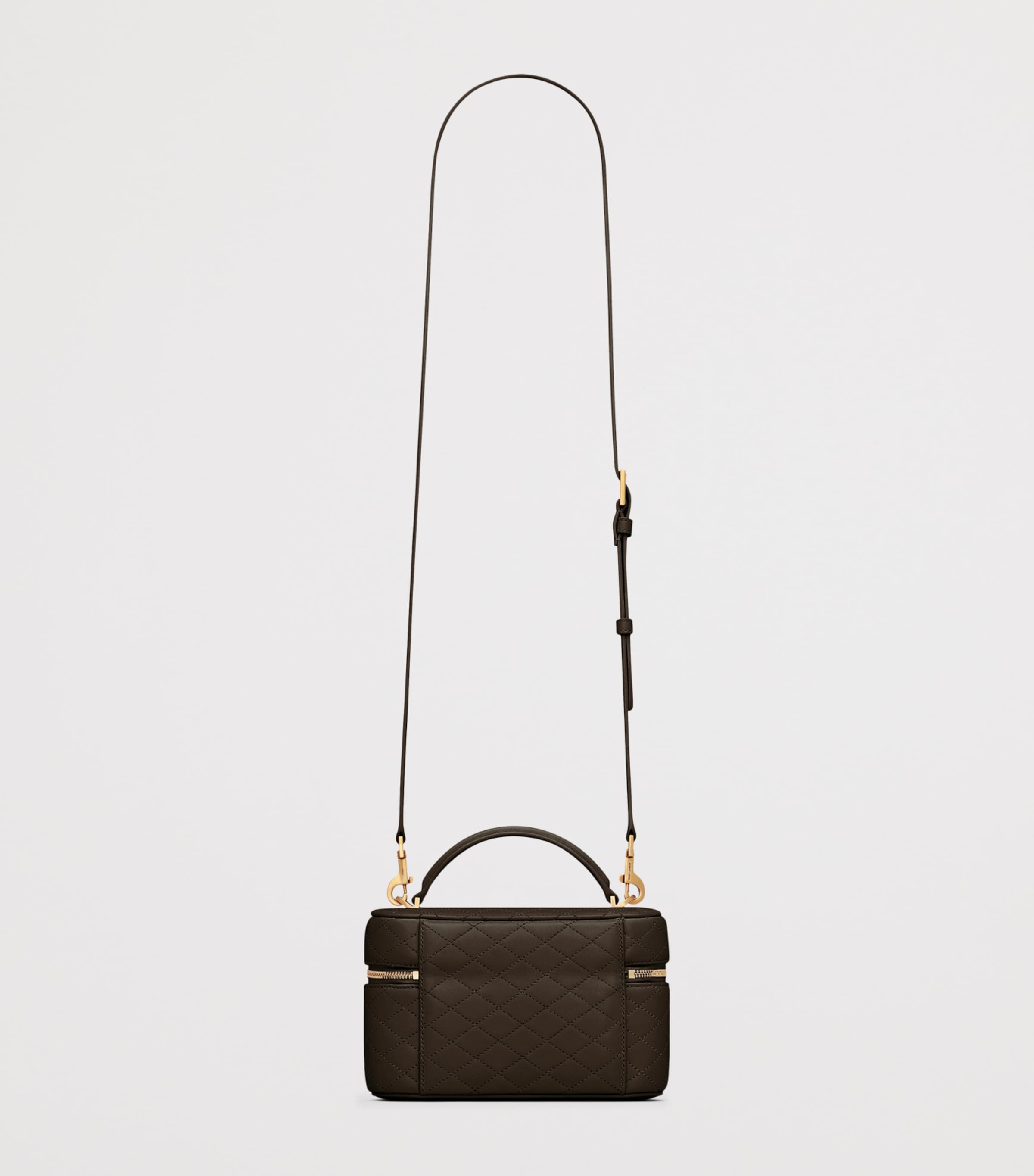 Saint Laurent Grey Gaby Top-Handle Bag | Harrods UK