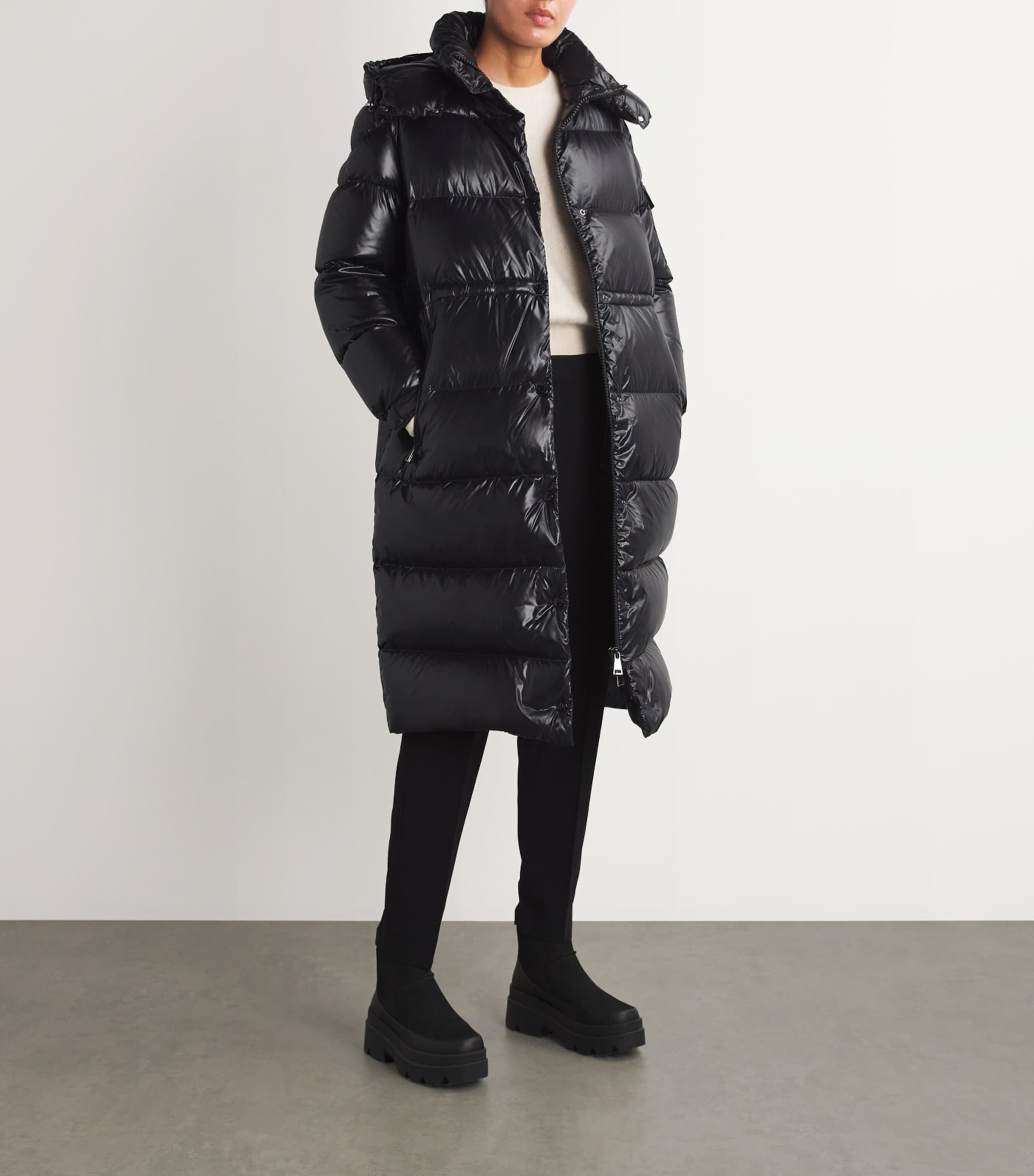 Moncler Down Filled Cavettaz Coat Harrods UK