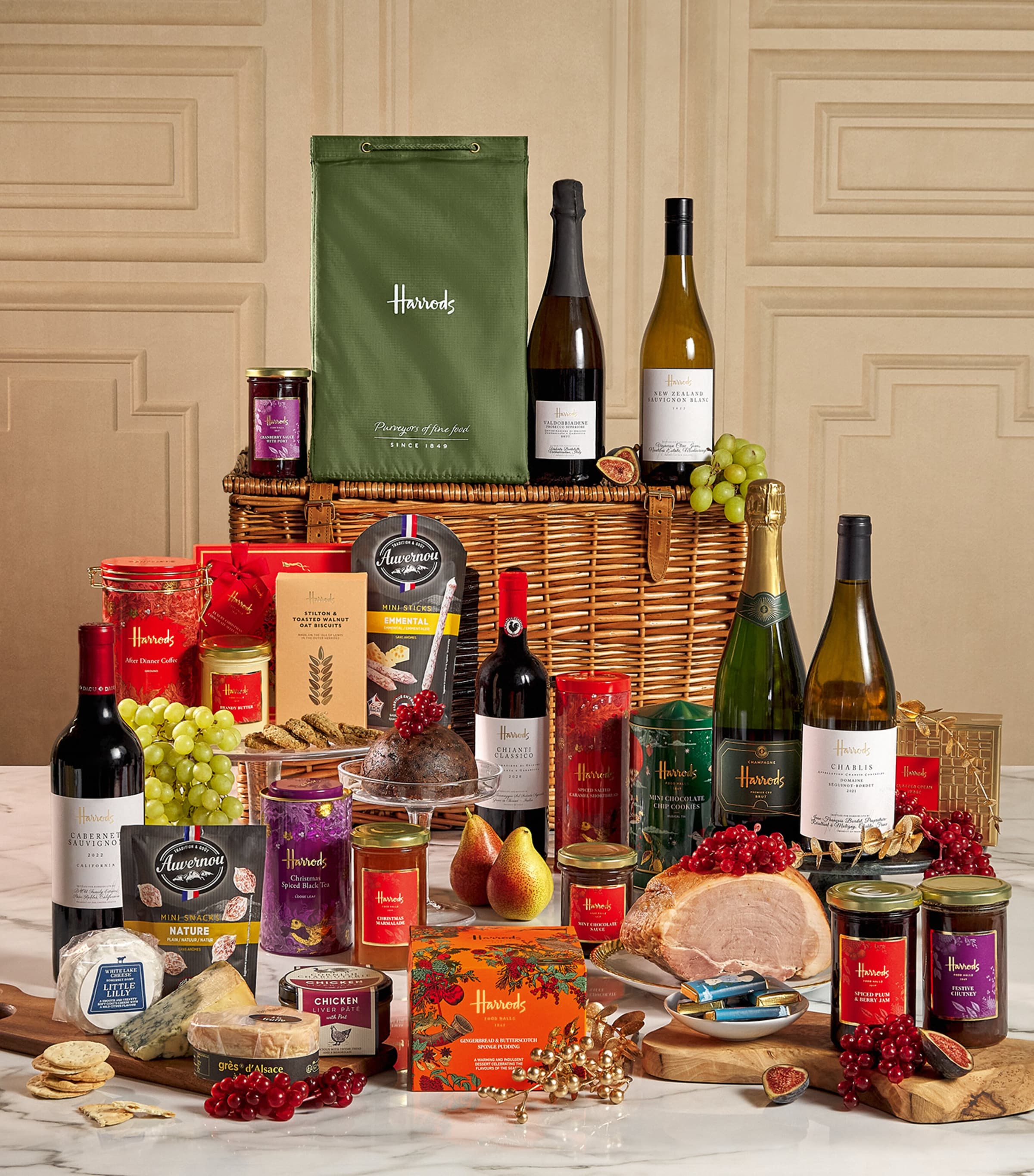 Harrods christmas hamper store