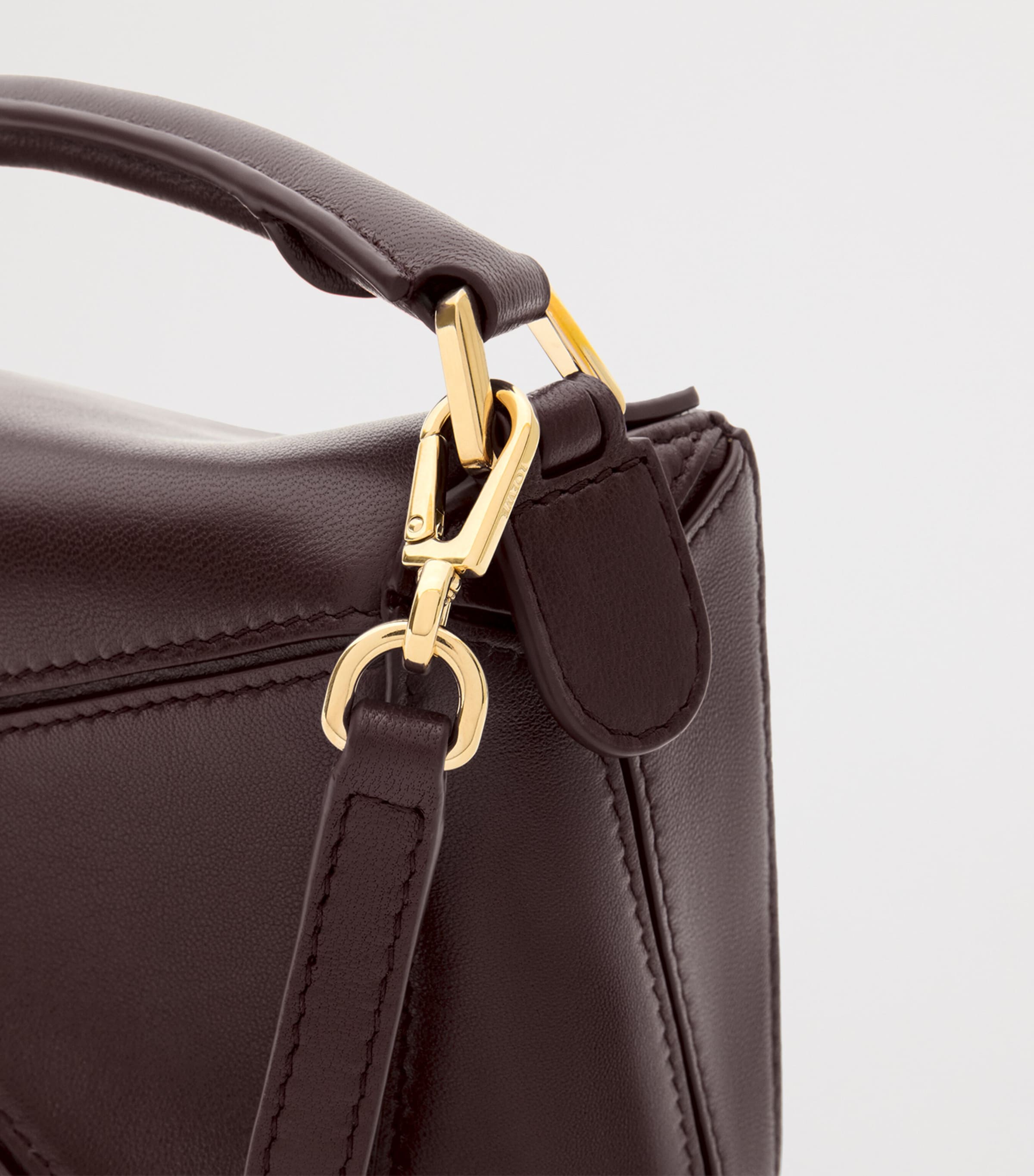 LOEWE Brown Mini Leather Puzzle Top-Handle Bag | Harrods ZA