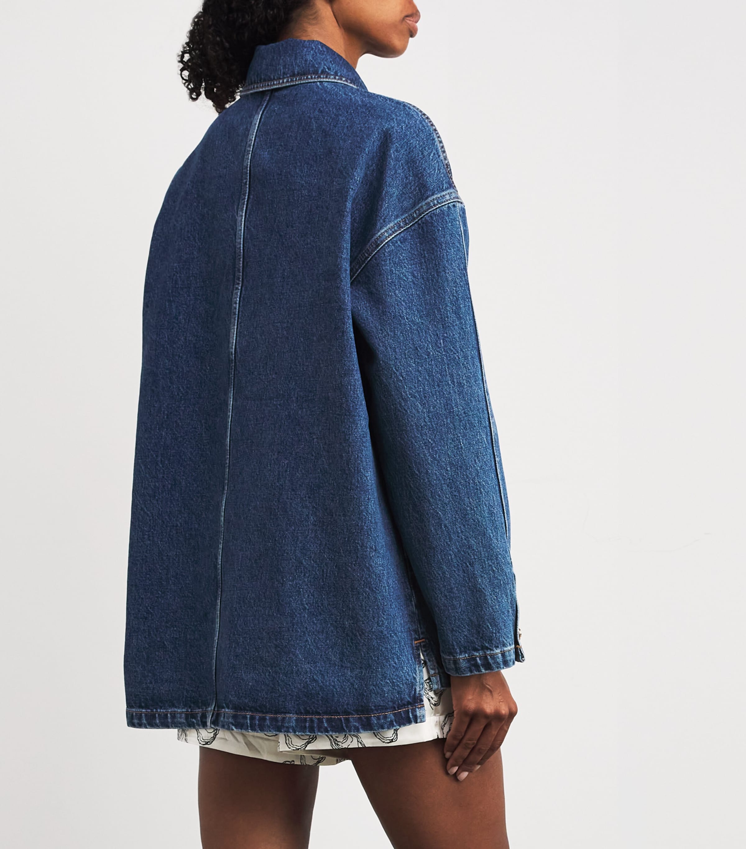 ANINE BING Blue Denim Luca Shirt Jacket | Harrods UK