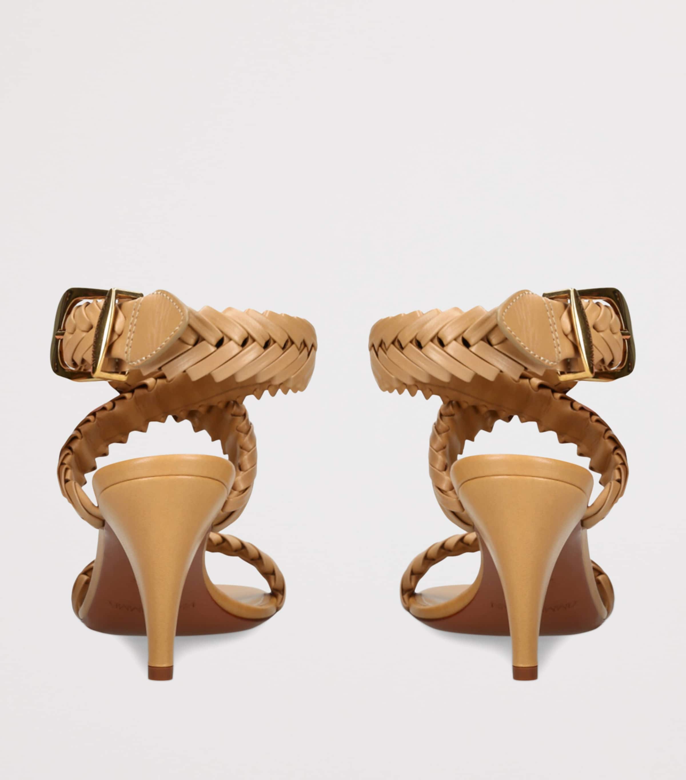 Zimmermann Beige Calf Leather Helix Sandals 75 | Harrods US