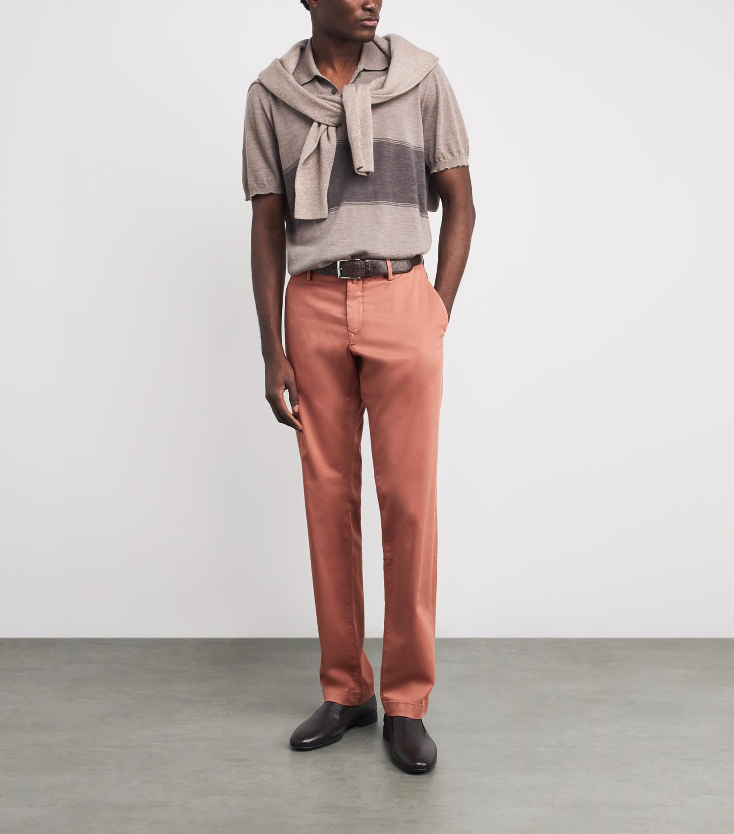 JACOB COHËN Orange Bobby Slim Trousers | Harrods UK