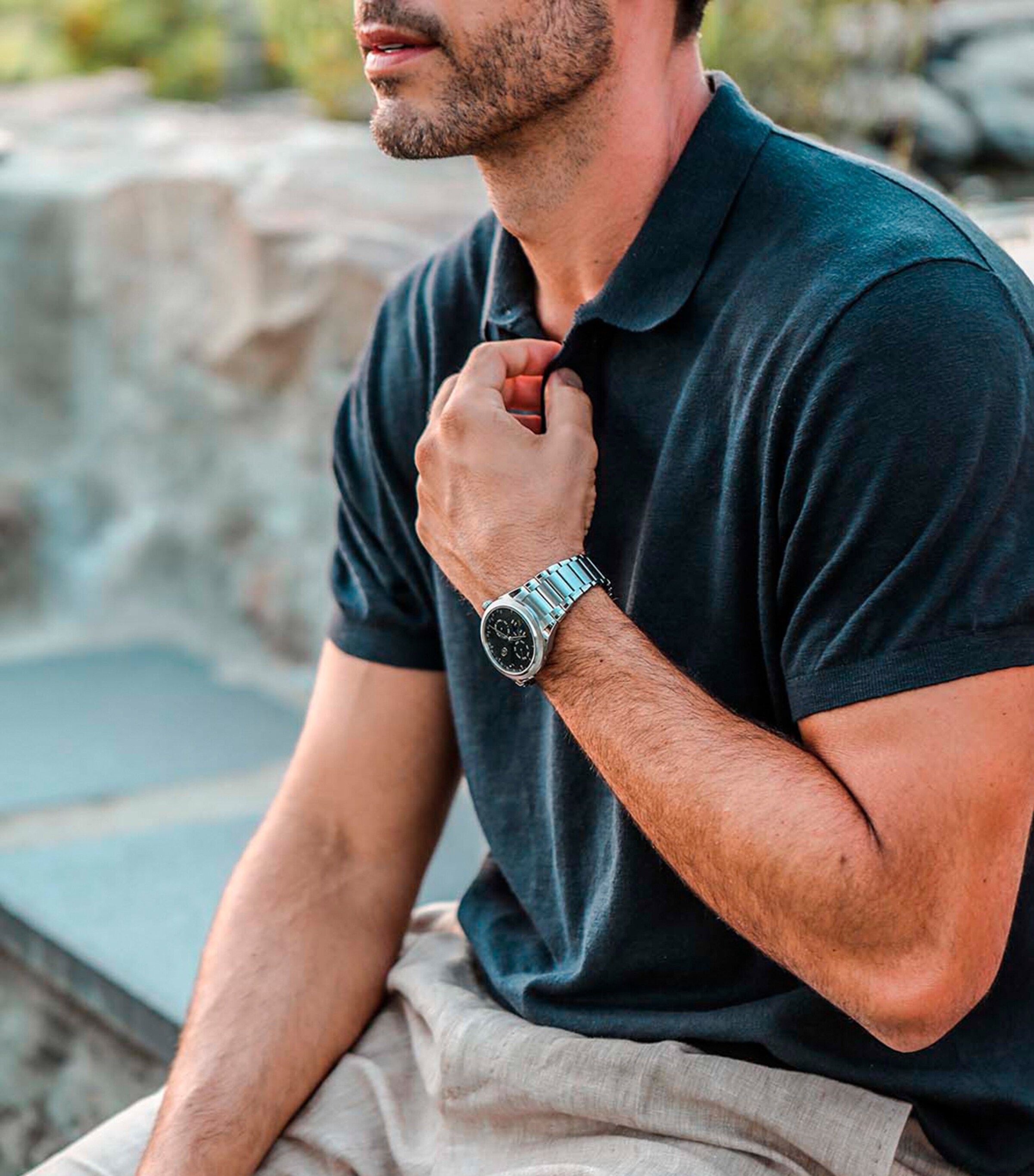 Parmigiani Fleurier Stainless Steel Tonda PF Gregorian Annual Calendar ...