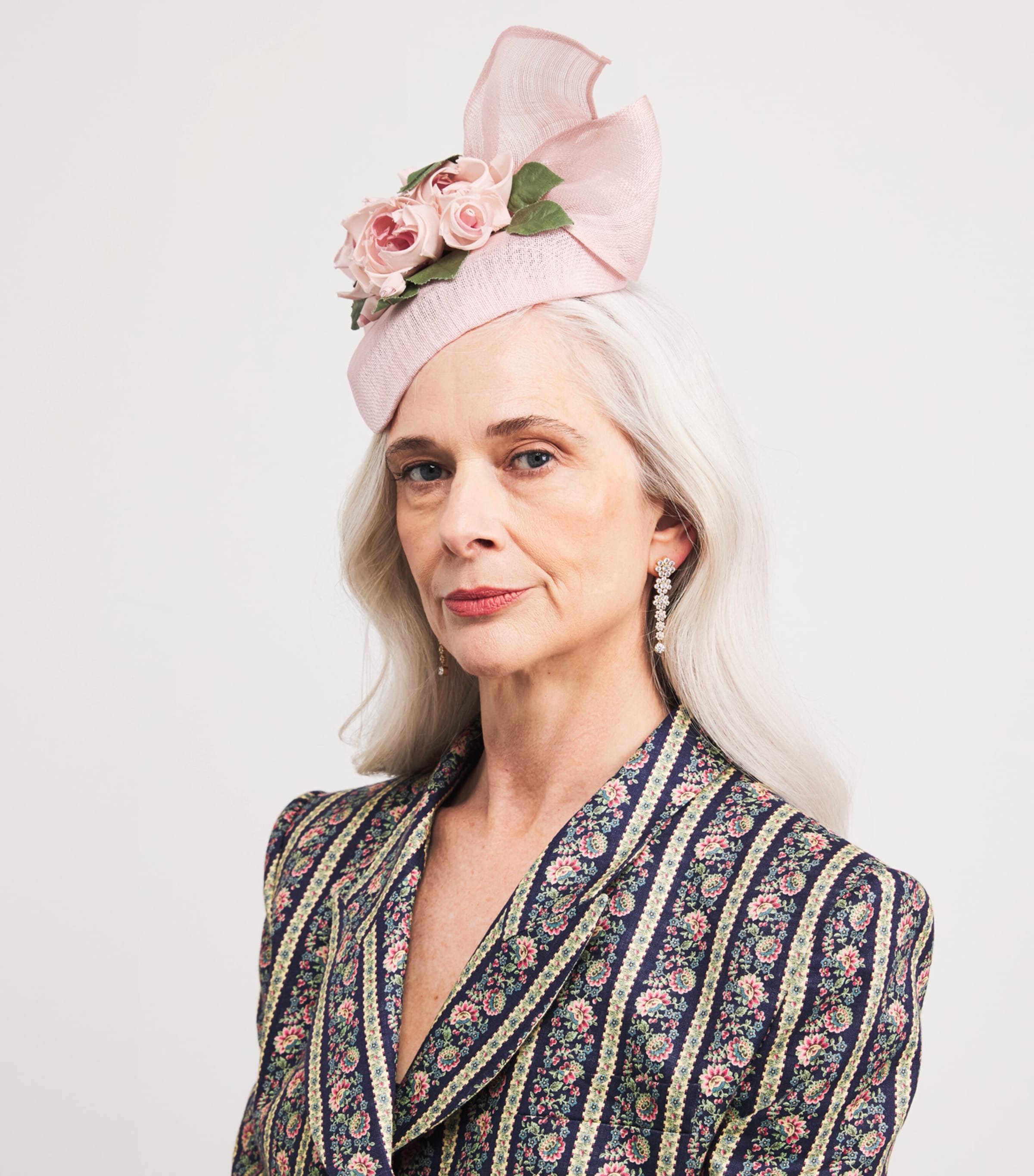 Rachel Trevor-Morgan Pink Ribbon-Detail Rose Fascinator | Harrods UK