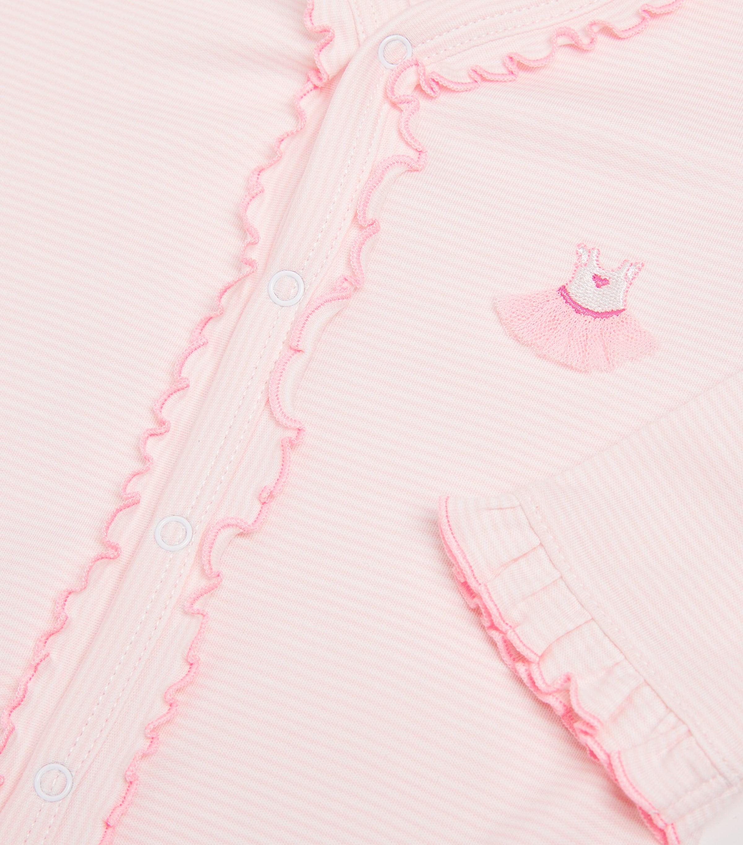 Kissy Kissy Pink Pima Cotton Ready to Dance All-In-One (0-12 Months ...