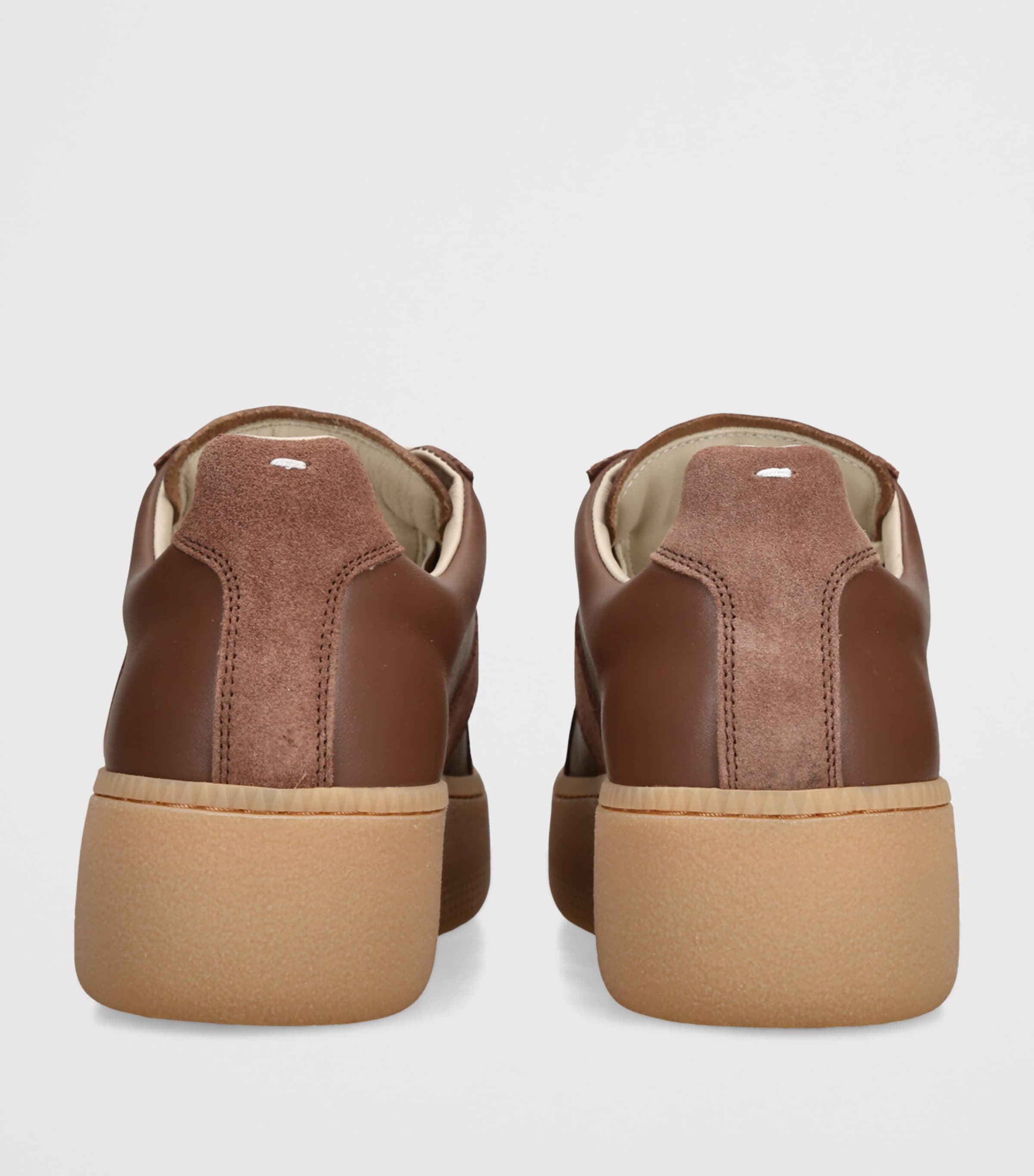 Maison Margiela Brown Leather Chunky Replica Sneakers | Harrods SA