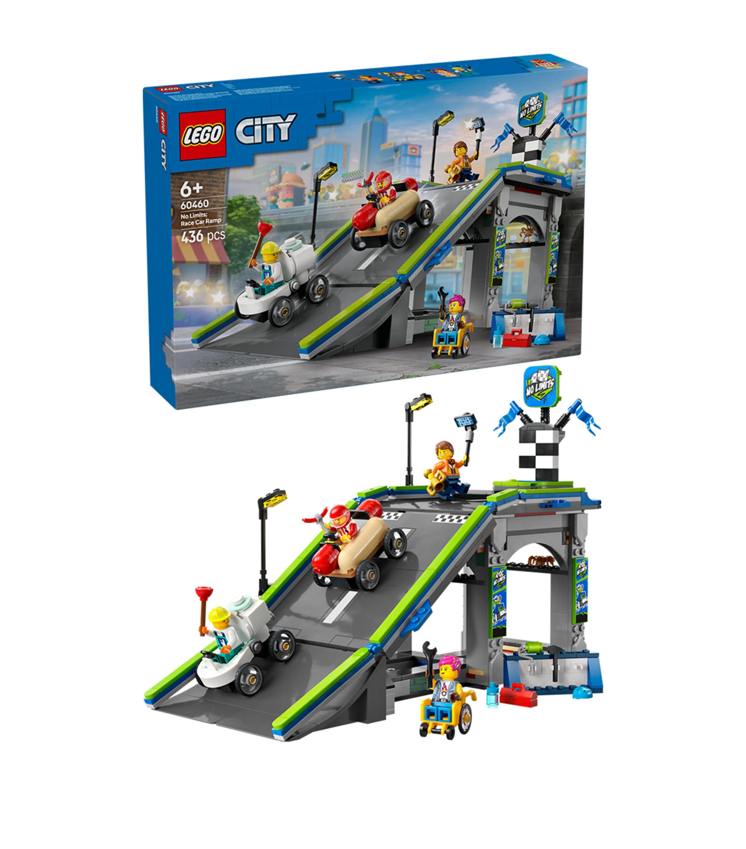 Lego City No Limits: Race Car Ramp Track 60460 | Harrods UK