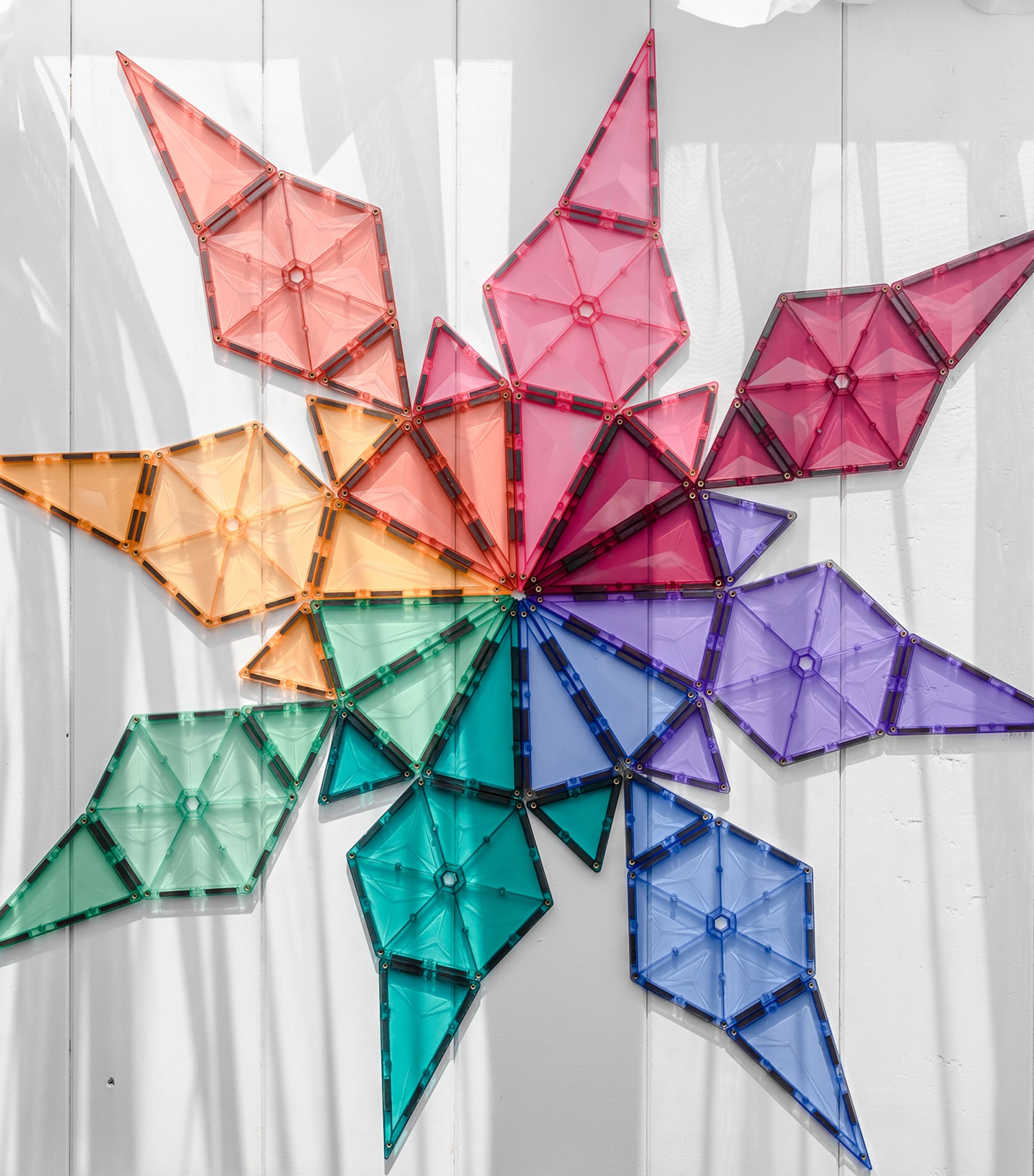 Connetix Tiles Pastel Geometry Pack Play Set | Harrods UK